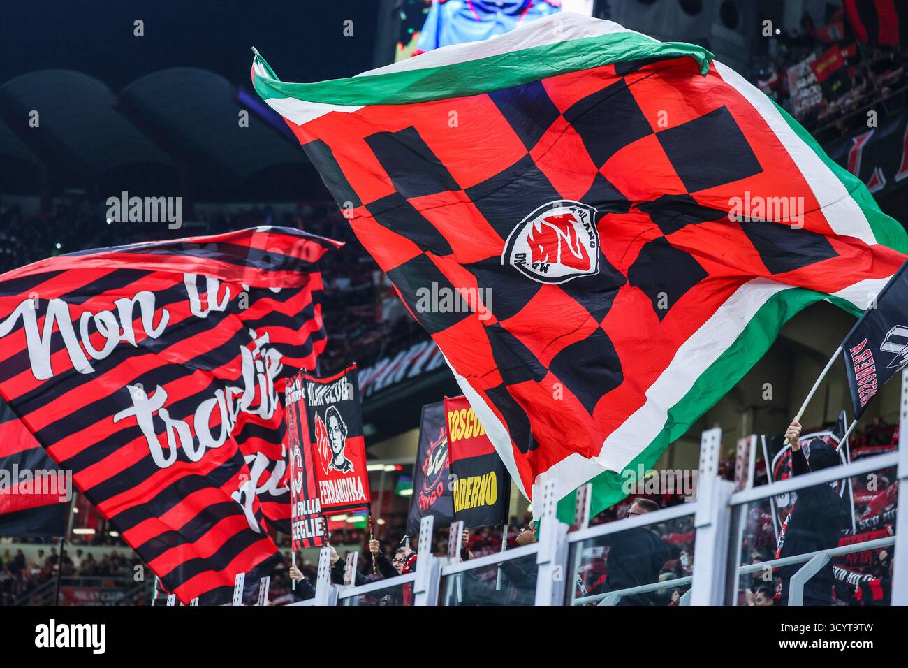 AC Milan supporters seen during Serie A 2025/26 football match between ...