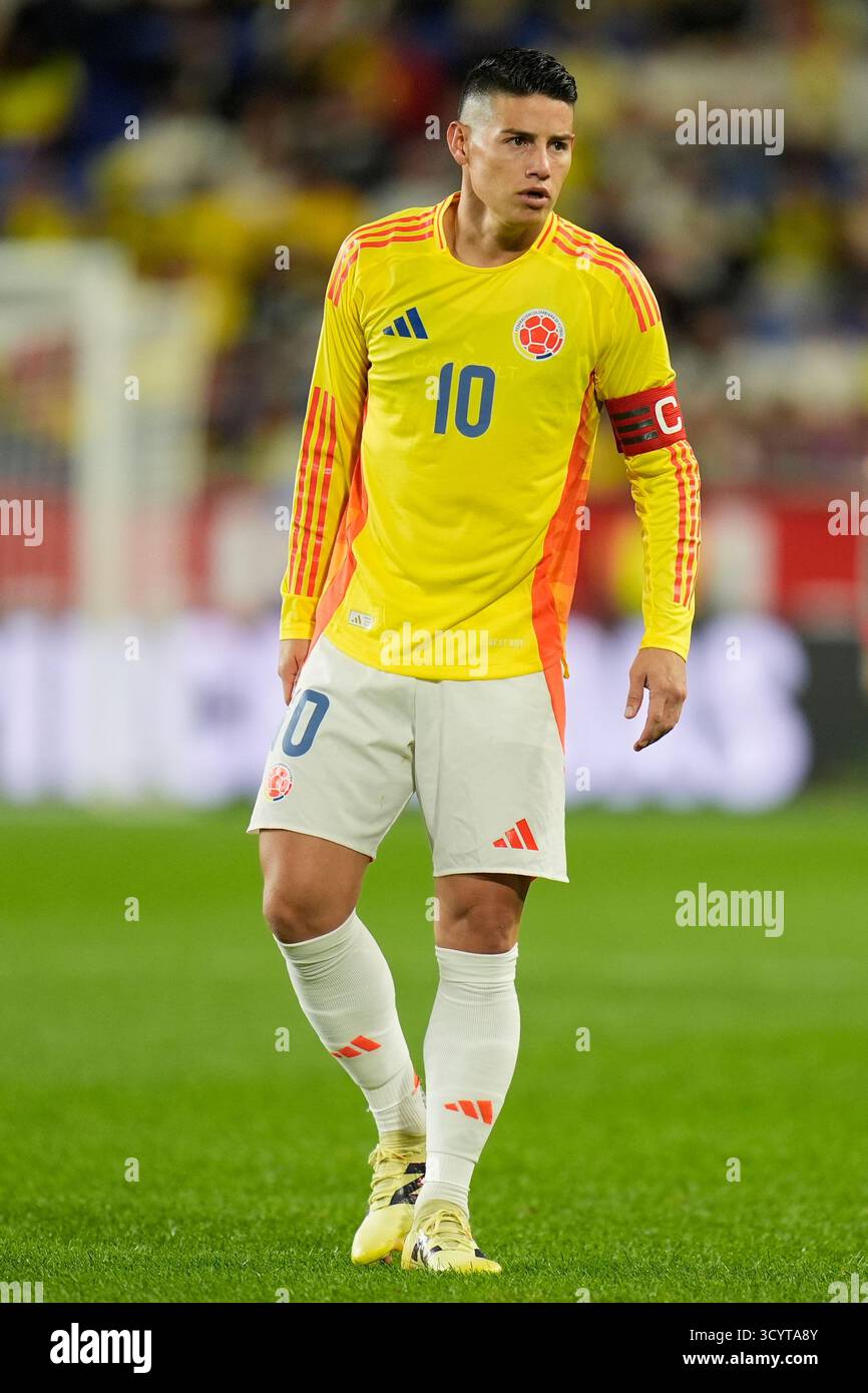 Colombia's James Rodríguez during the second half of a friendly soccer ...