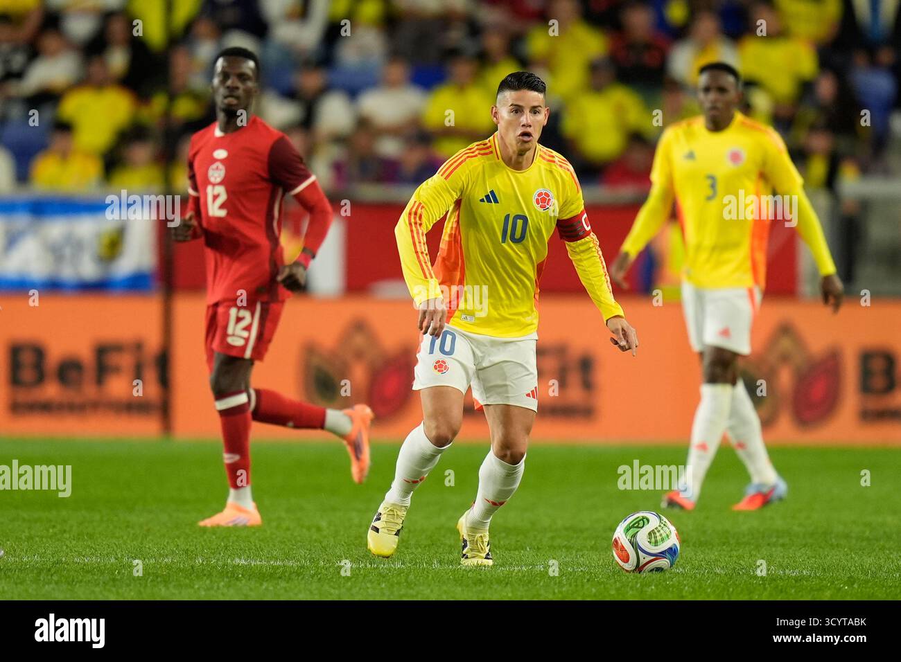 Colombia's James Rodríguez during the second half of a friendly soccer ...