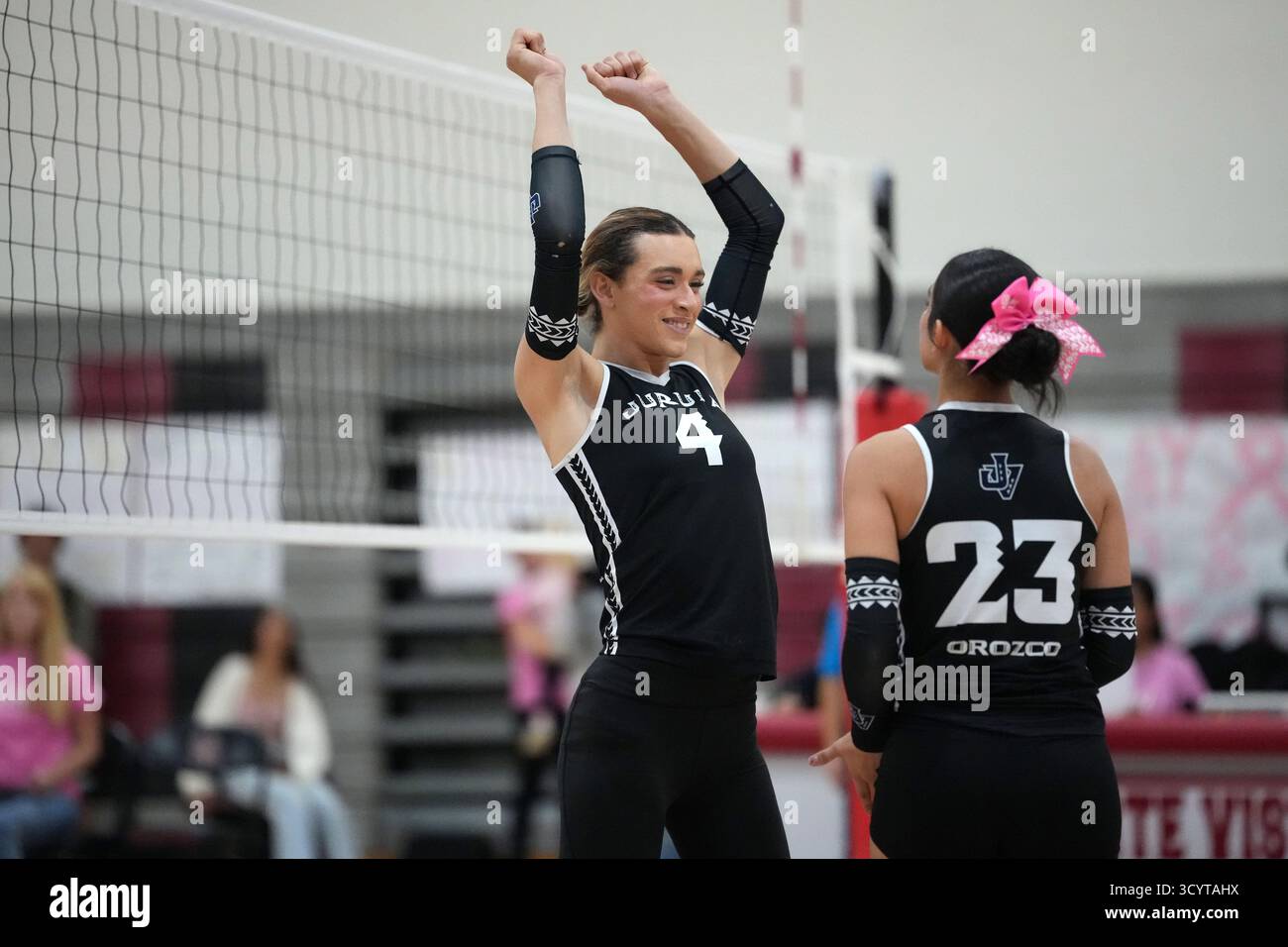 Transgender player AB Hernandez of Jurupa Valley (4) during a girls ...
