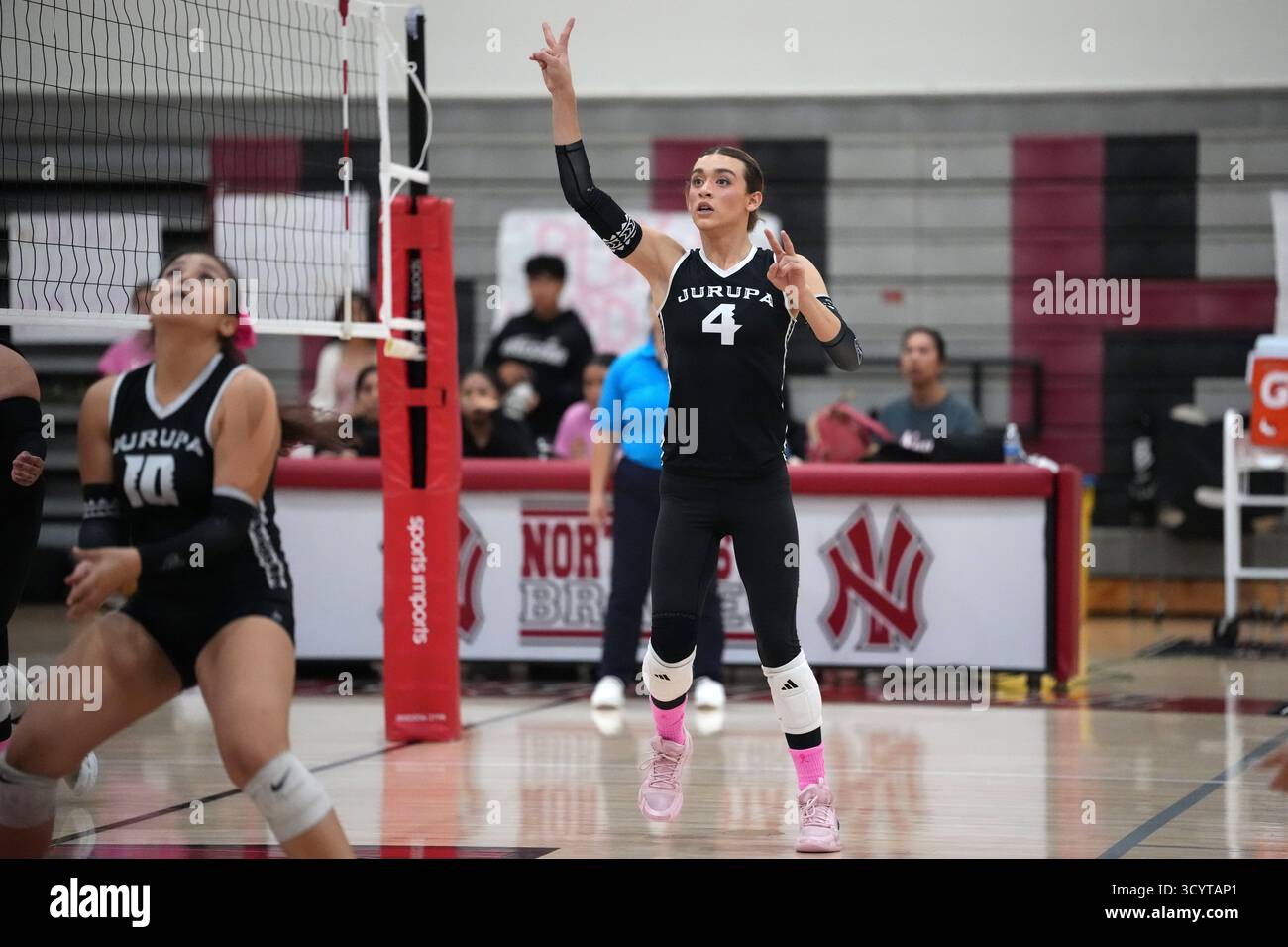 Transgender player AB Hernandez of Jurupa Valley (4) during a girls ...