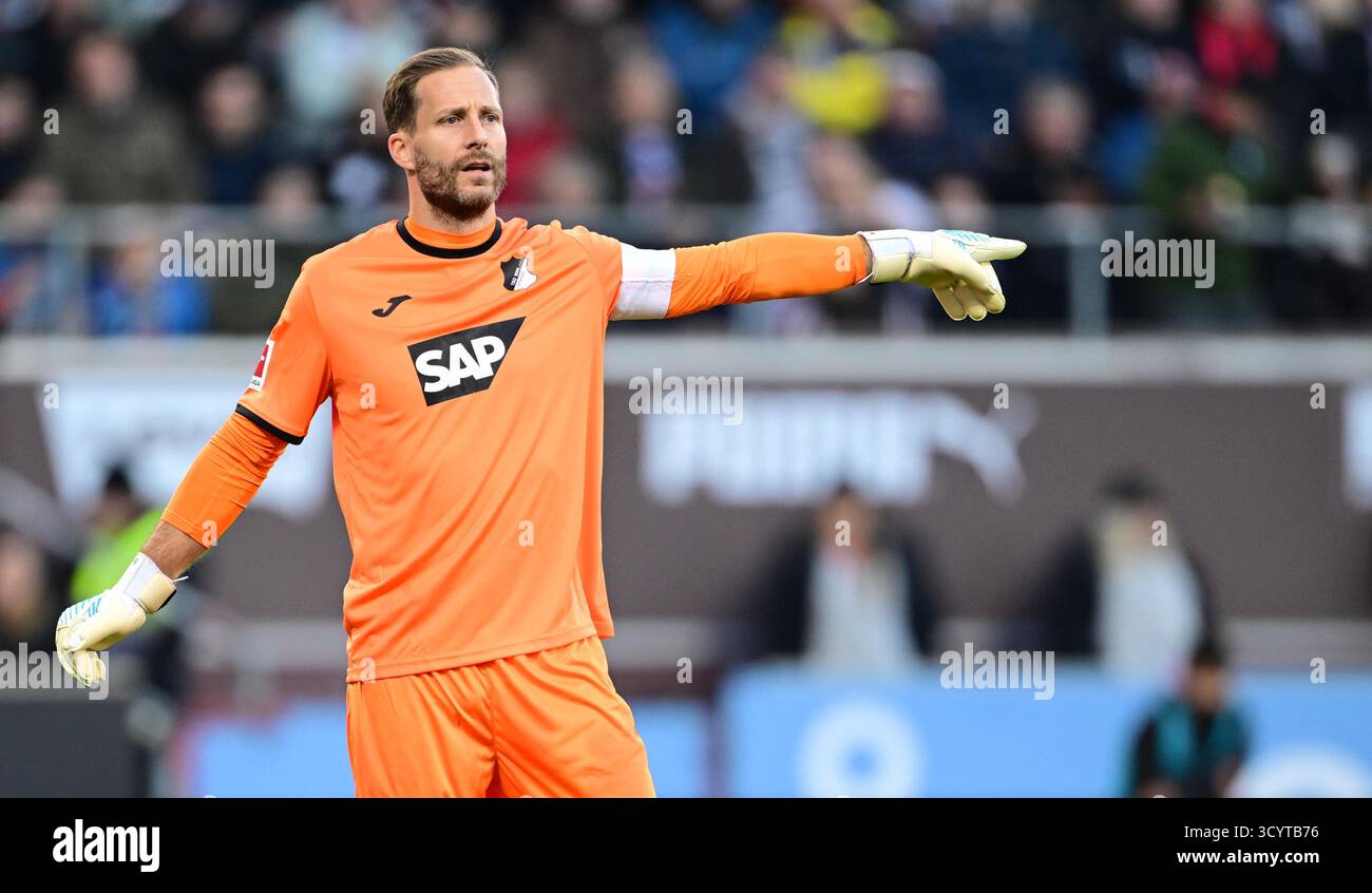 Goalkeeper Oliver Baumann (Hoffenheim) Hamburg, October 19, 2025 ...