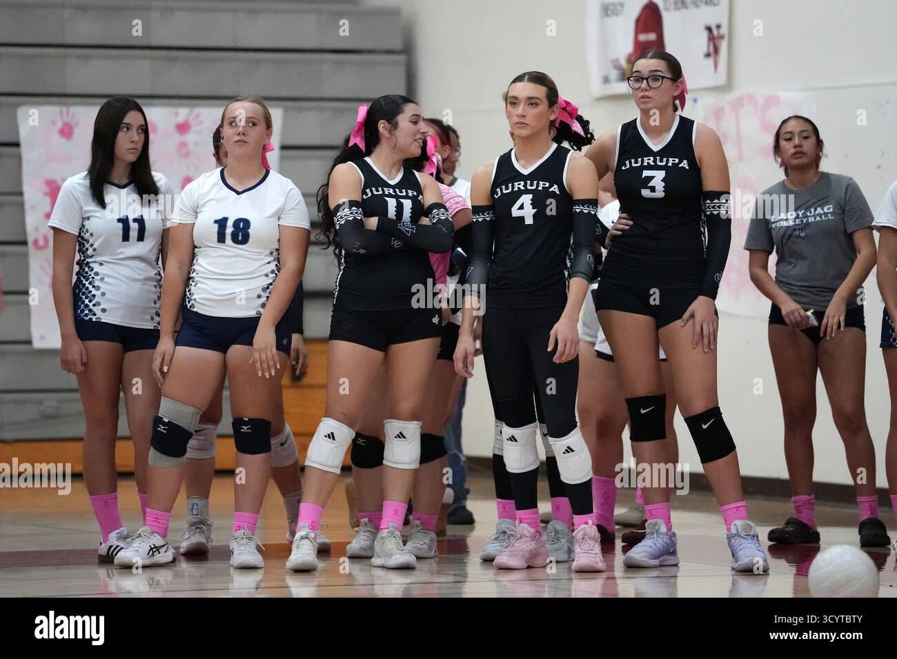 Transgender player AB Hernandez of Jurupa Valley (4) during a girls ...