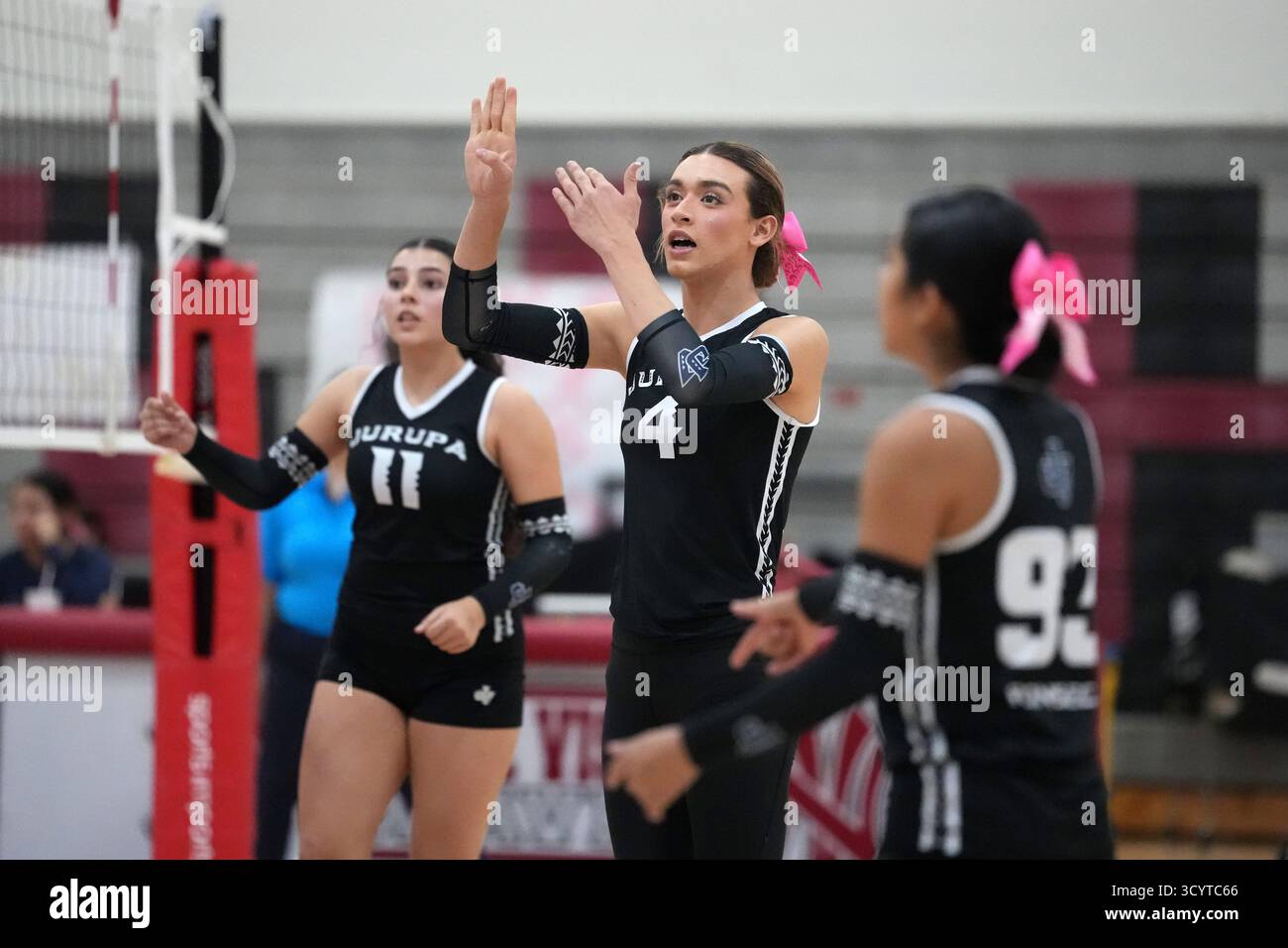 Transgender player AB Hernandez of Jurupa Valley (4) during a girls ...