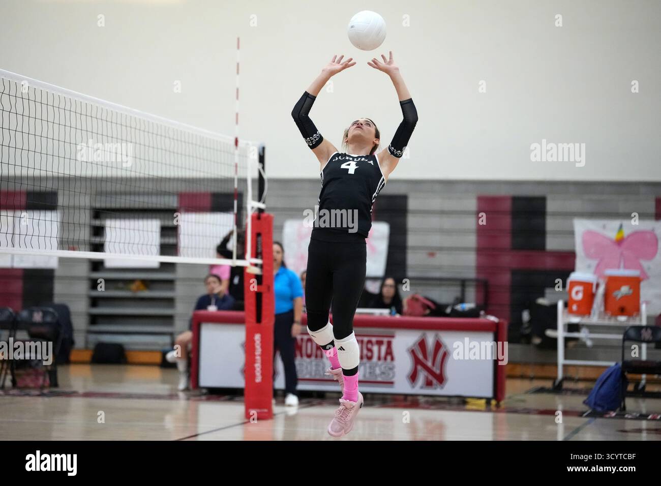 Transgender player AB Hernandez of Jurupa Valley (4) during a girls ...