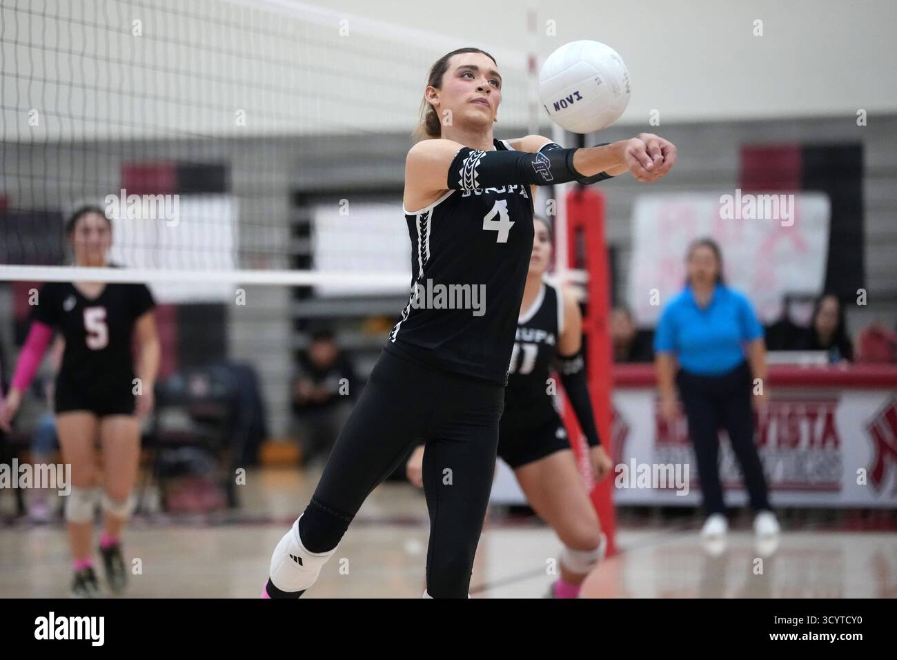 Transgender player AB Hernandez of Jurupa Valley (4) during a girls ...