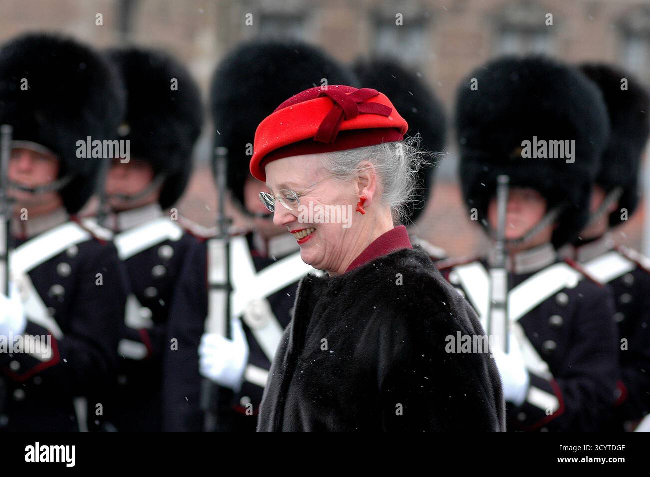 Morten Dahl Hansen ,royal gurad received Queen Margrethe II watch ...