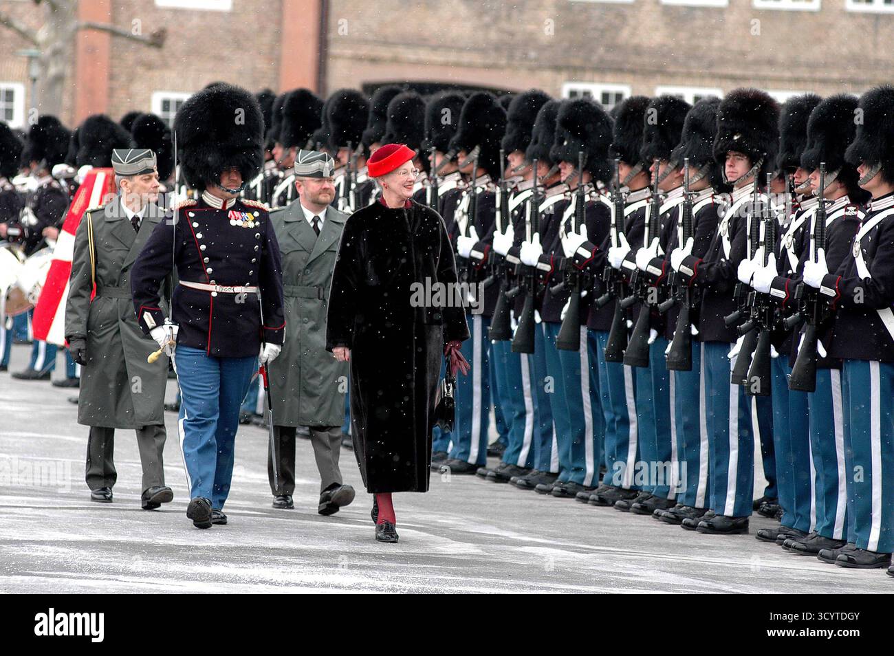Morten Dahl Hansen ,royal gurad received Queen Margrethe II watch ...
