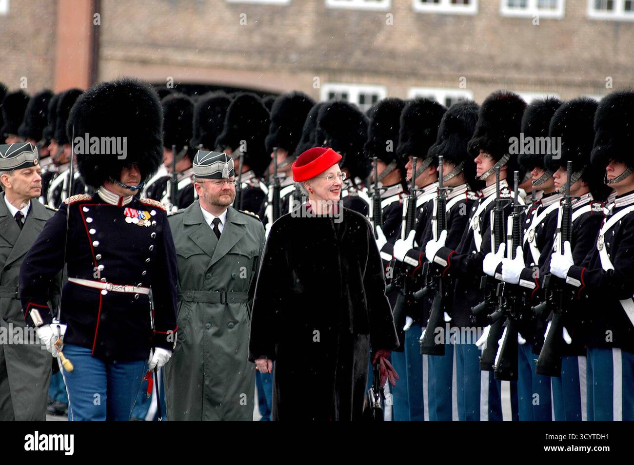 Morten Dahl Hansen ,royal gurad received Queen Margrethe II watch ...