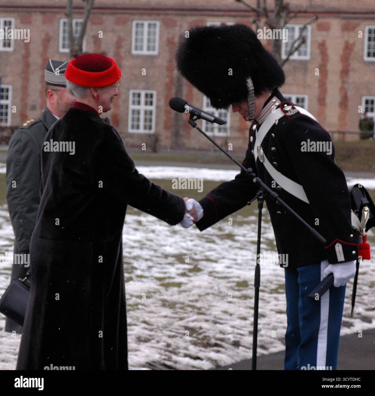 Morten Dahl Hansen ,royal gurad received Queen Margrethe II watch ...