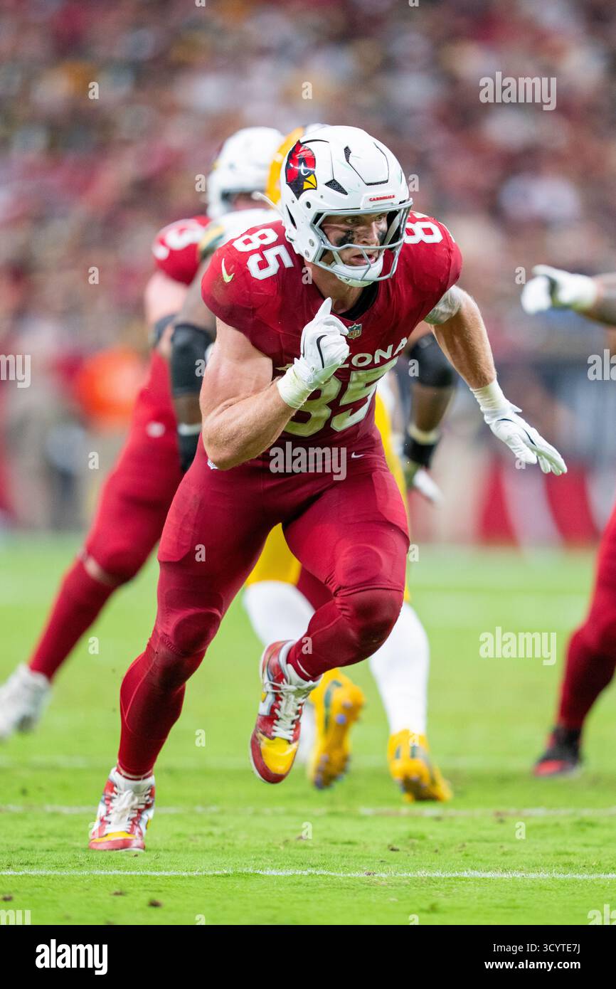 Arizona Cardinals tight end Trey McBride (85) runs during an NFL ...