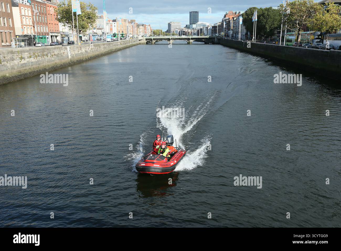 Dublin, Ireland - 01st October 2025 - A Dublin Fire Brigade emergency ...
