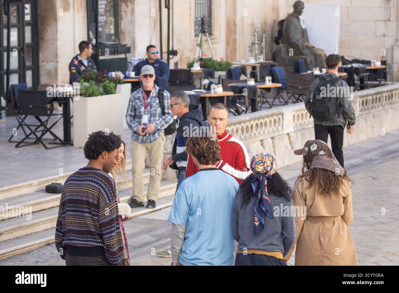 Dubrovnik, Croatia. 20th Oct, 2025. The cameras are rolling in ...