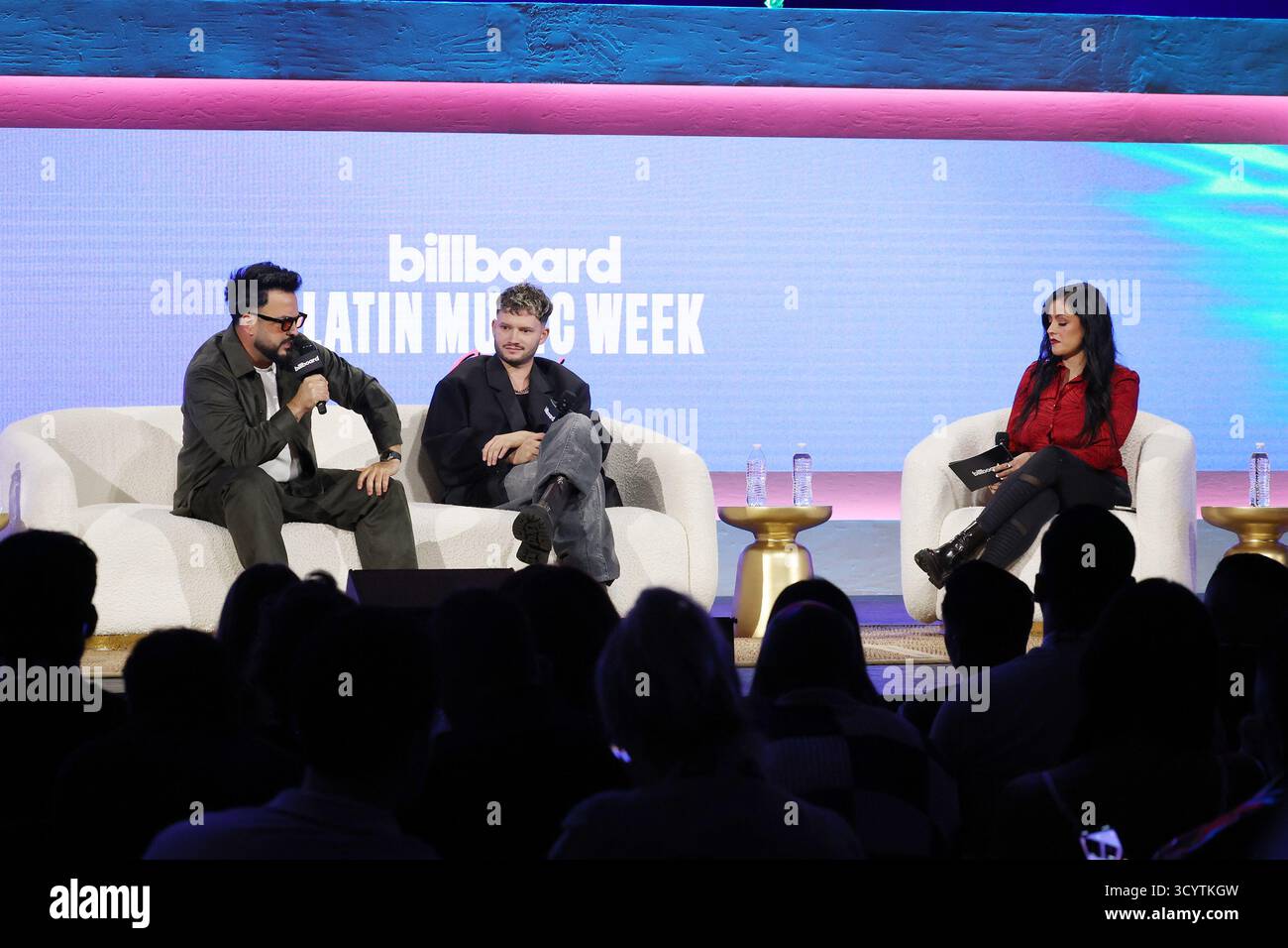 MIAMI BEACH, FL- OCT 20: Atella, head of music Zumba, Bröder DJ and ...