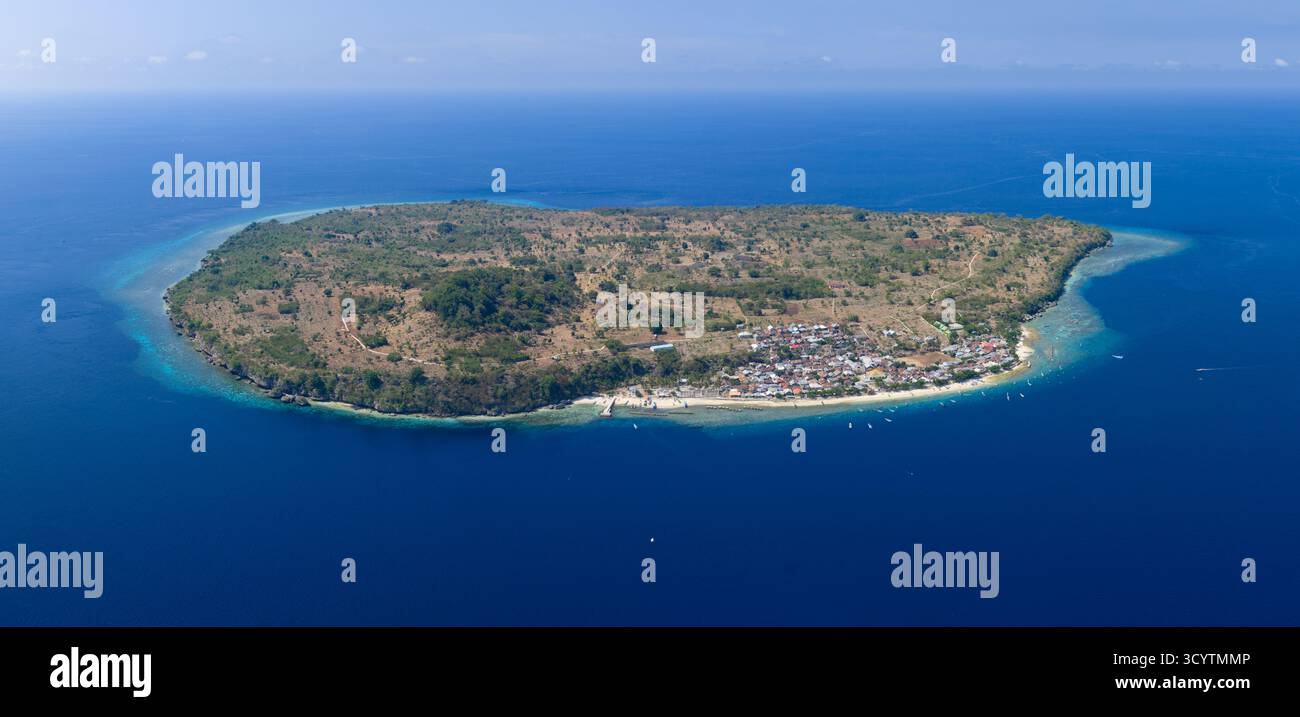 The scenic island of Pulau Buaya, also known as Ternate, sits in Pantar ...