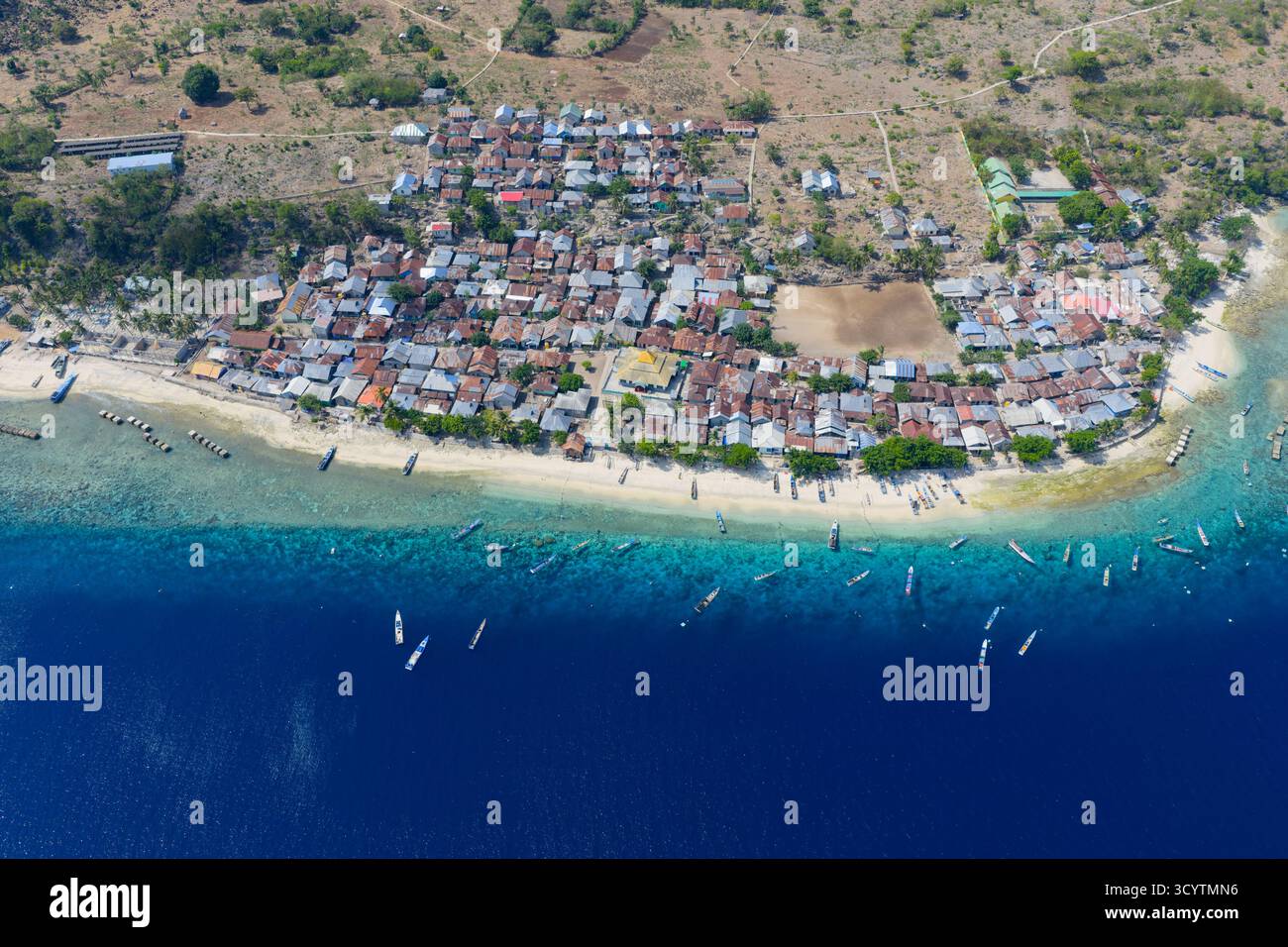 The scenic island of Pulau Buaya, also known as Ternate, sits in Pantar ...