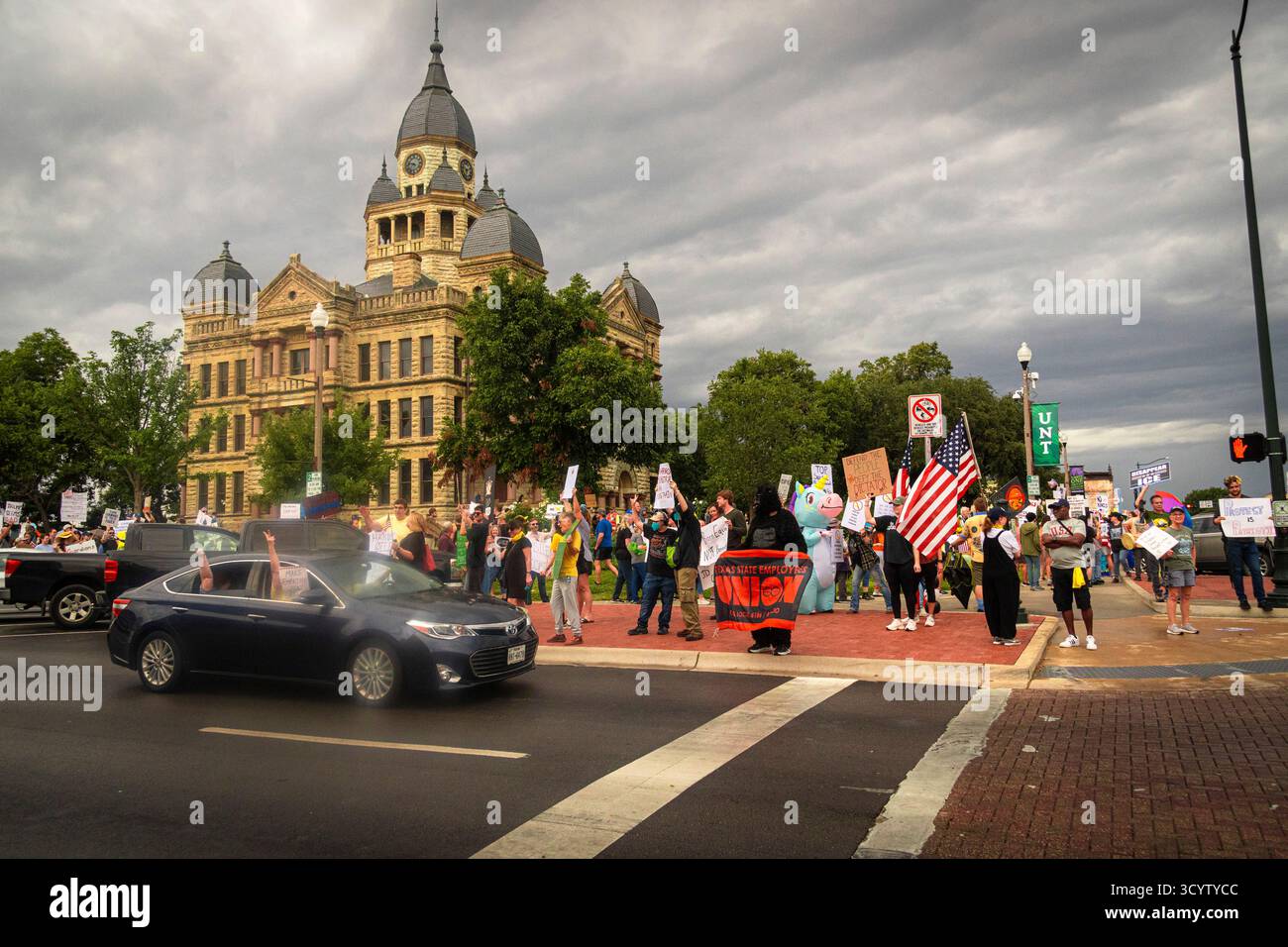 No Kings Protest in Denton TX, October 18, 2025 Denton is a city in ...