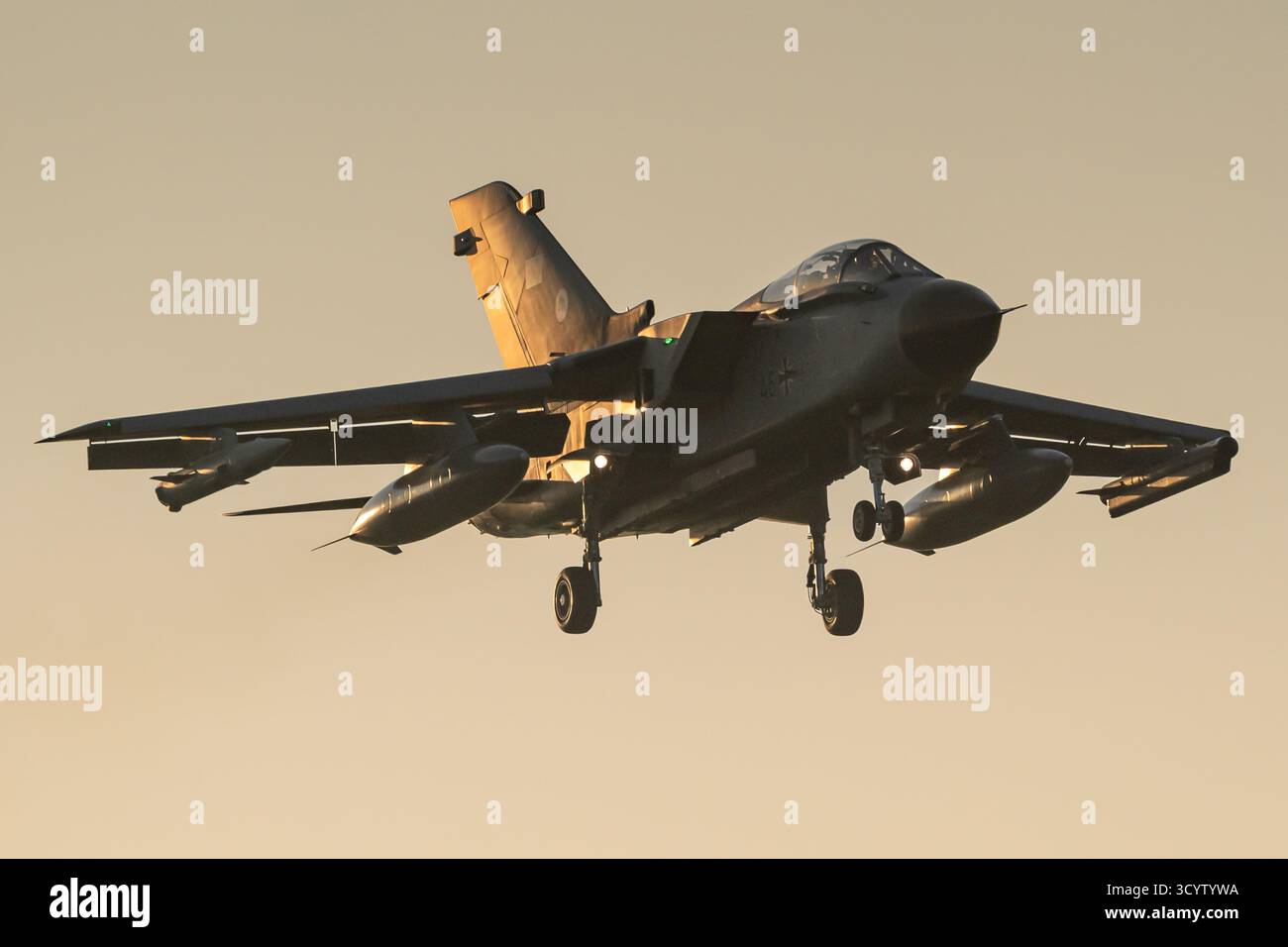 A Panavia Tornado IDS variable-sweep wing multi-role combat aircraft of ...