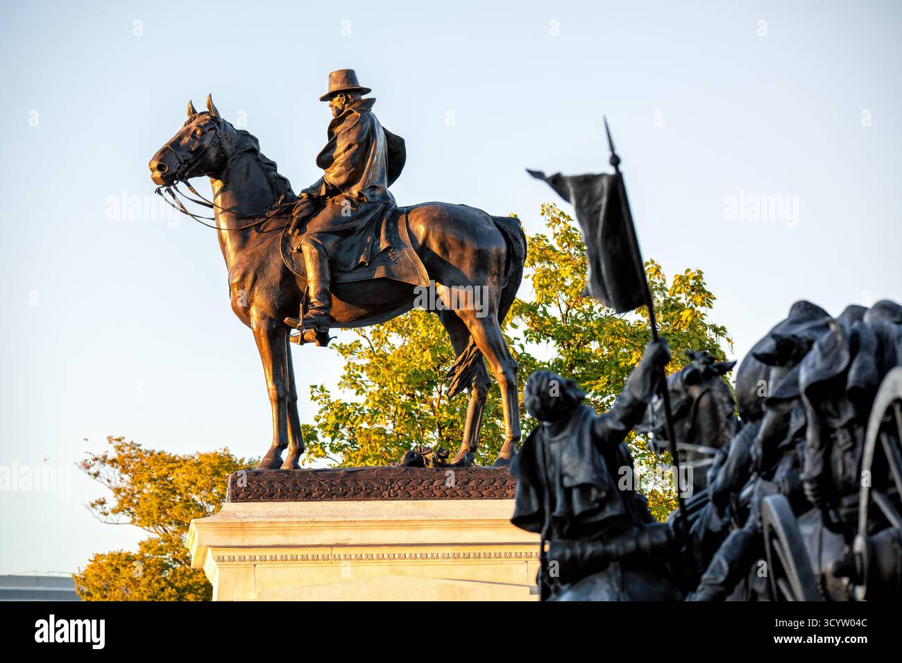 Ulysses S Grant Memorial Equestrian Statue Washington DC // WASHINGTON ...