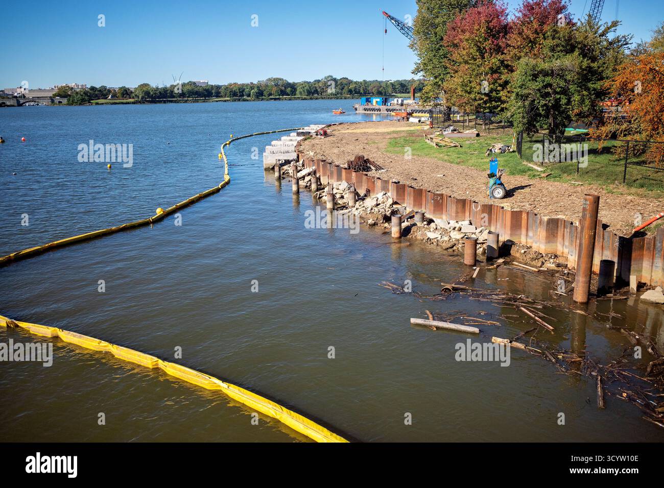 Tidal Basin Seawall Construction Project Washington DC // WASHINGTON DC ...