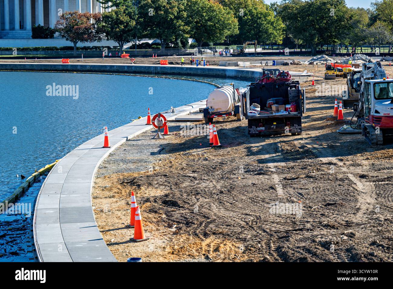 Tidal Basin Seawall Construction Project Washington DC // WASHINGTON DC ...