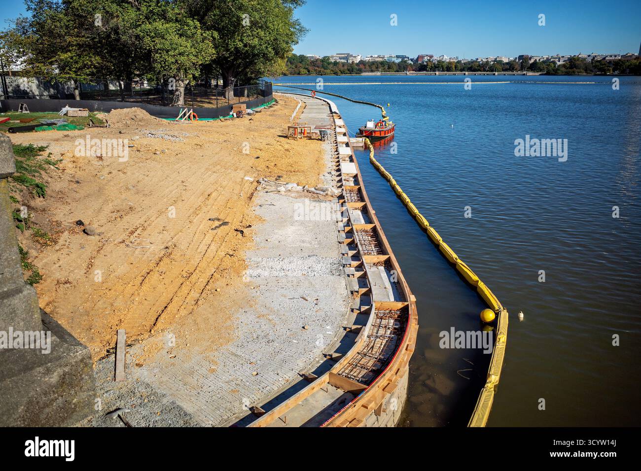 Tidal Basin Seawall Construction Project Washington DC // WASHINGTON DC ...