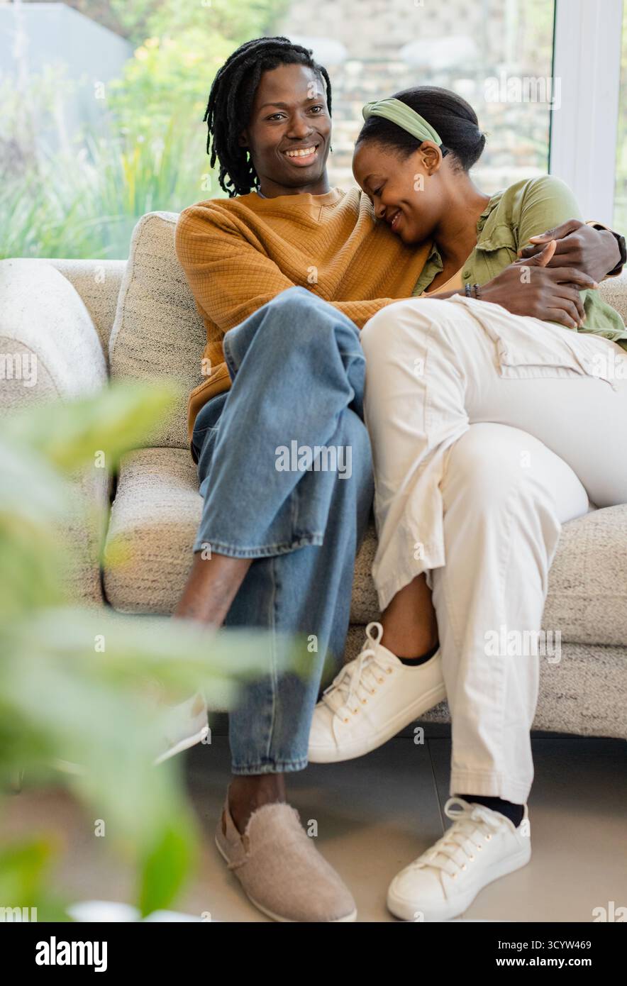 Sofa houseplant near window hi-res stock photography and images - Alamy