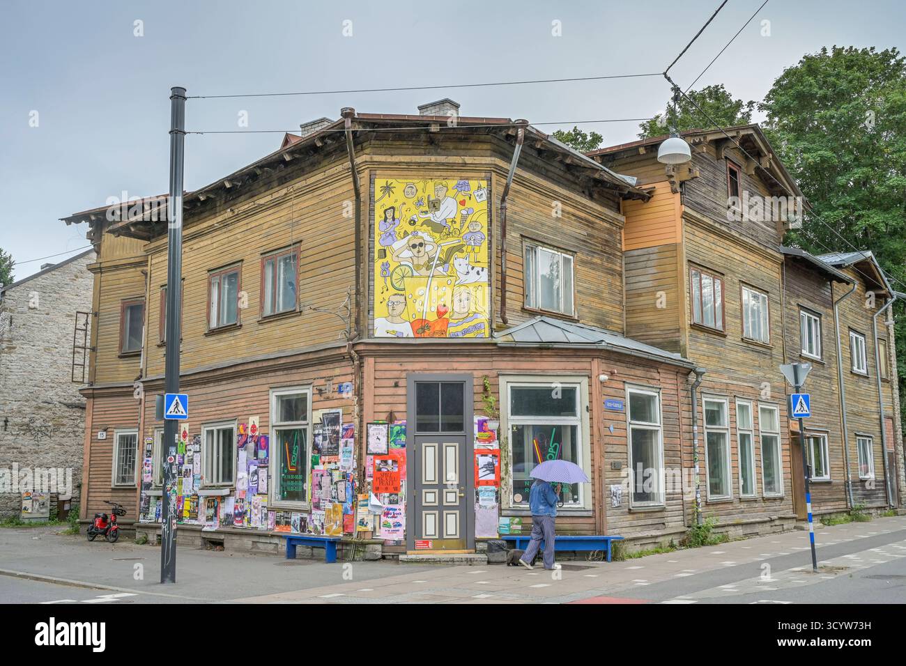 Wohnhaus, altes Holzhaus, Bezirk Kalamaja, Tallinn, Estland ...