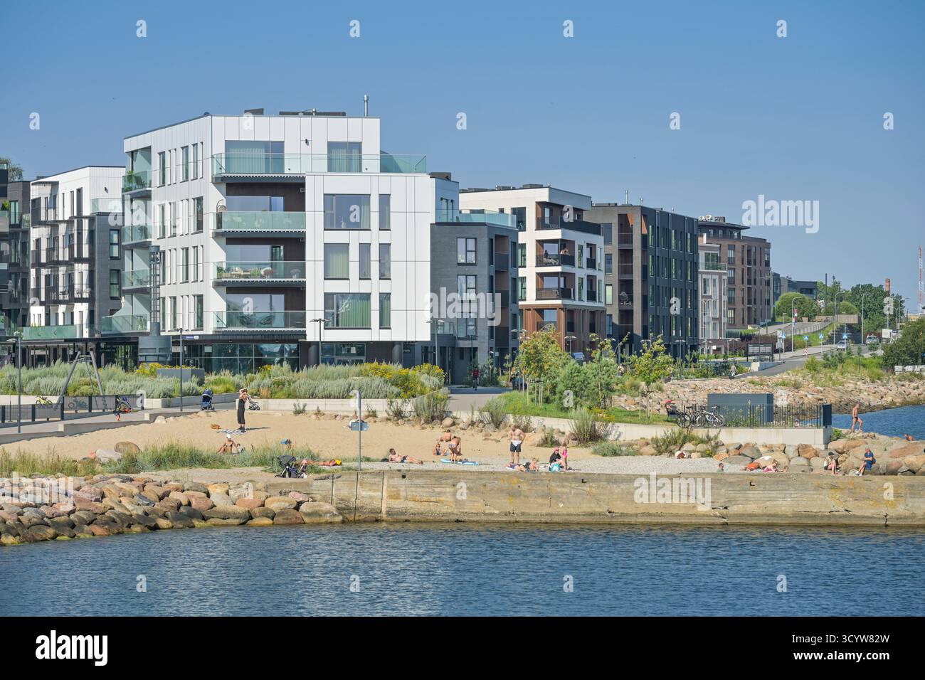 Neubauviertel Kalarand, Kalaranna Kvartal, Kalamaja, Tallinn, Estland ...
