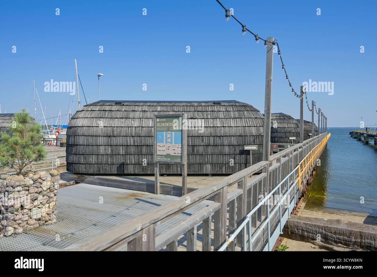 Sauna, Iglupark, Hafenviertel Noblessner, Kalamaja, Tallinn, Estland ...