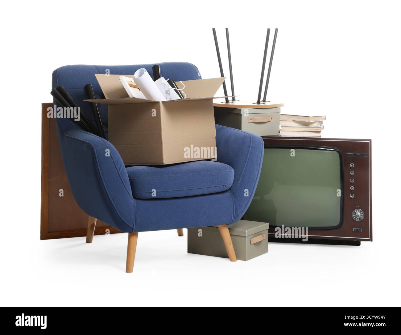 Vintage thrift store garage Cut Out Stock Images & Pictures - Alamy