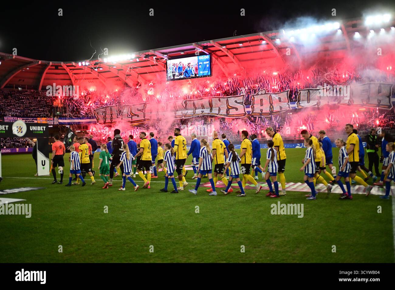 GOTHENBURG, SWEDEN 20251020The teams march in and line up for Monday's ...