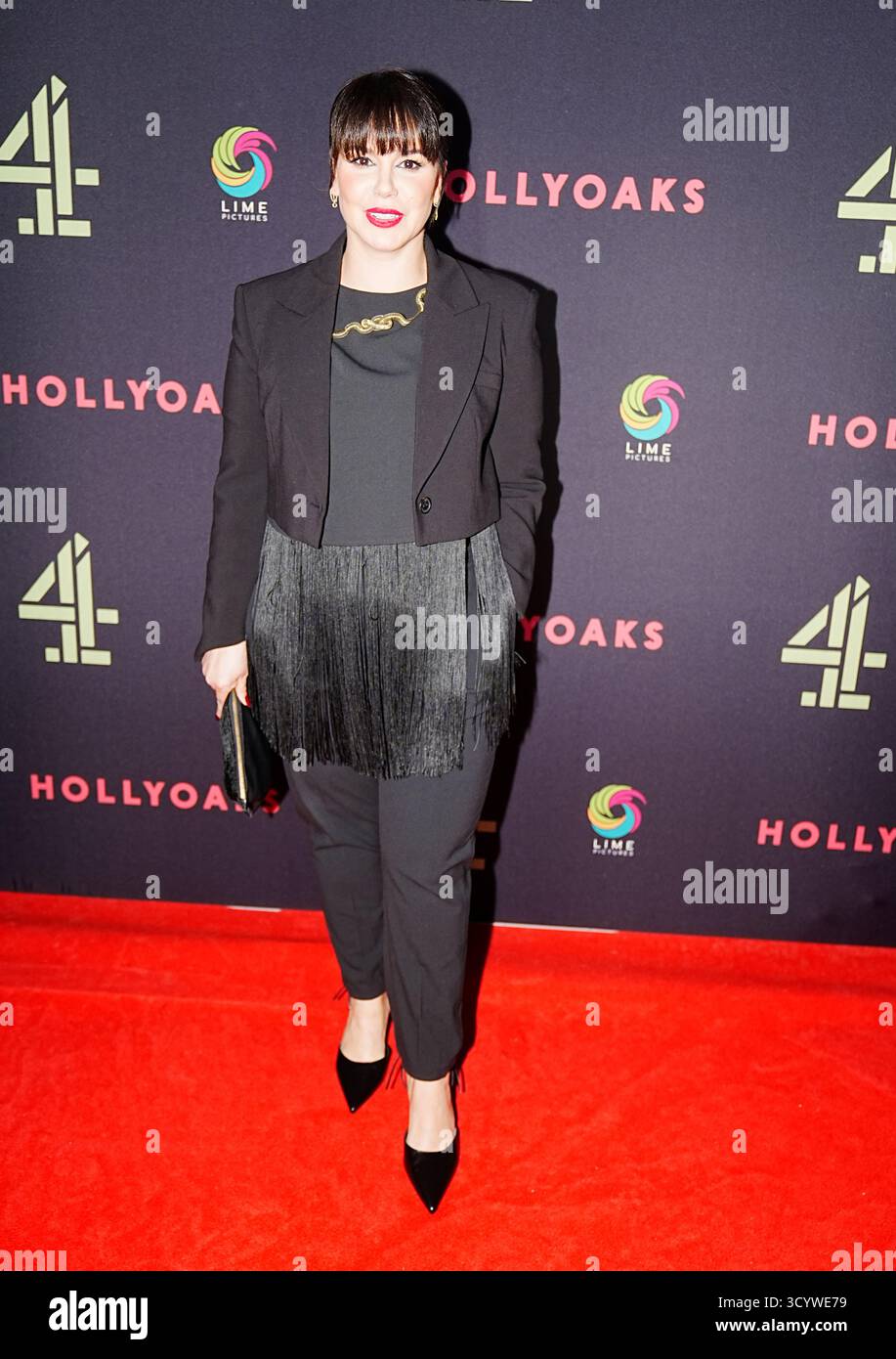 Jessica Ellis attends the Hollyoaks 30th anniversary celebration at St ...