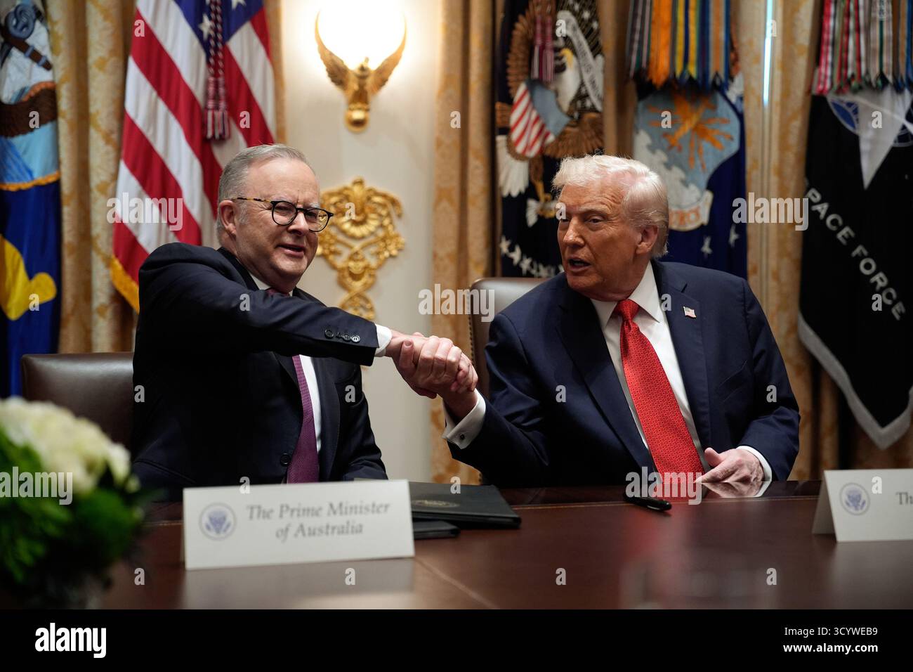 Anthony albanese donald trump 2025 hi-res stock photography and images ...