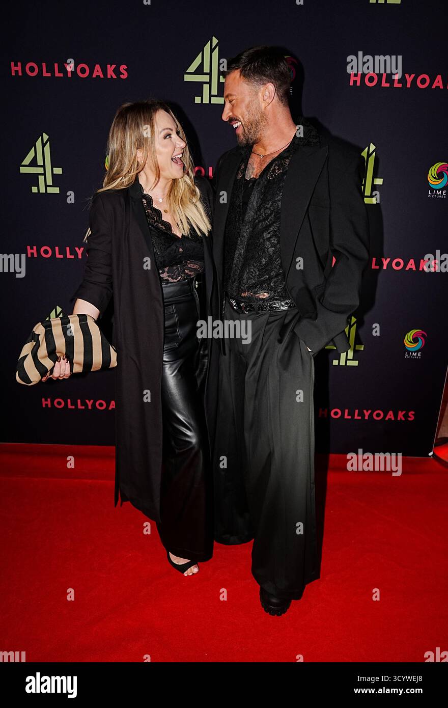 Rita Simons and Duncan James attends the Hollyoaks 30th anniversary ...
