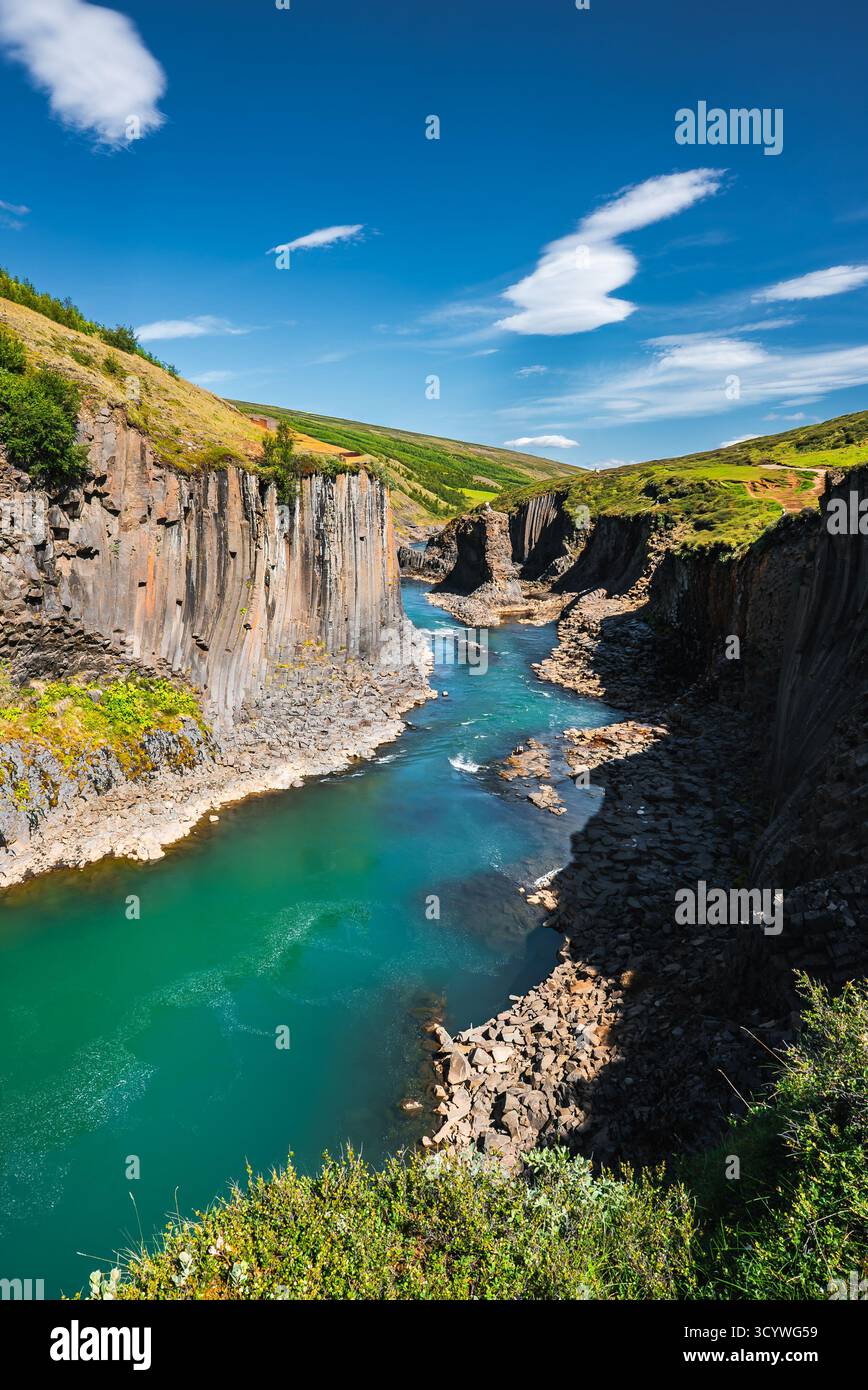Turquoise river threads through hi-res stock photography and images - Alamy