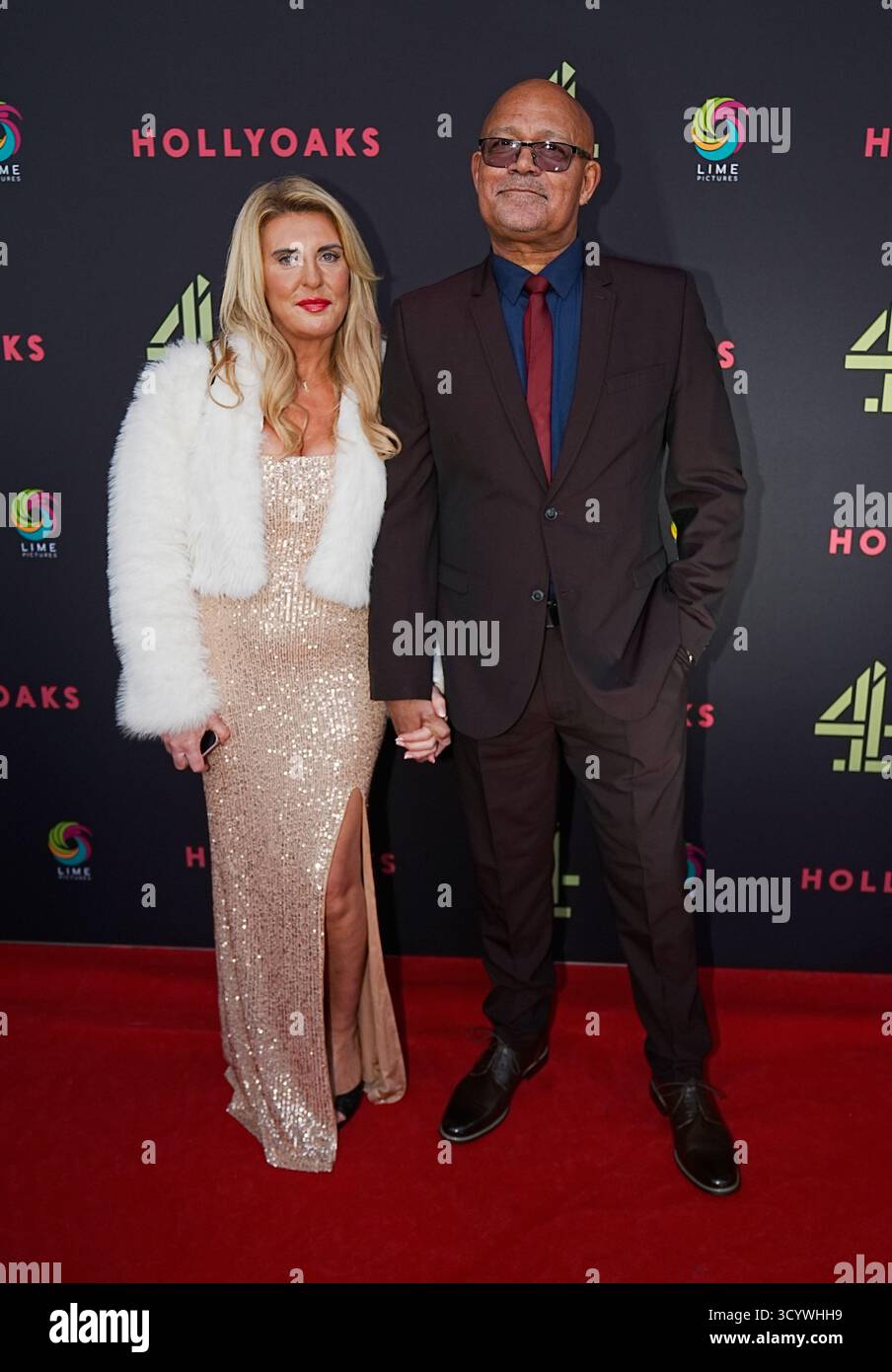 Louis Emerick and his wife Maureen attend the Hollyoaks 30th ...