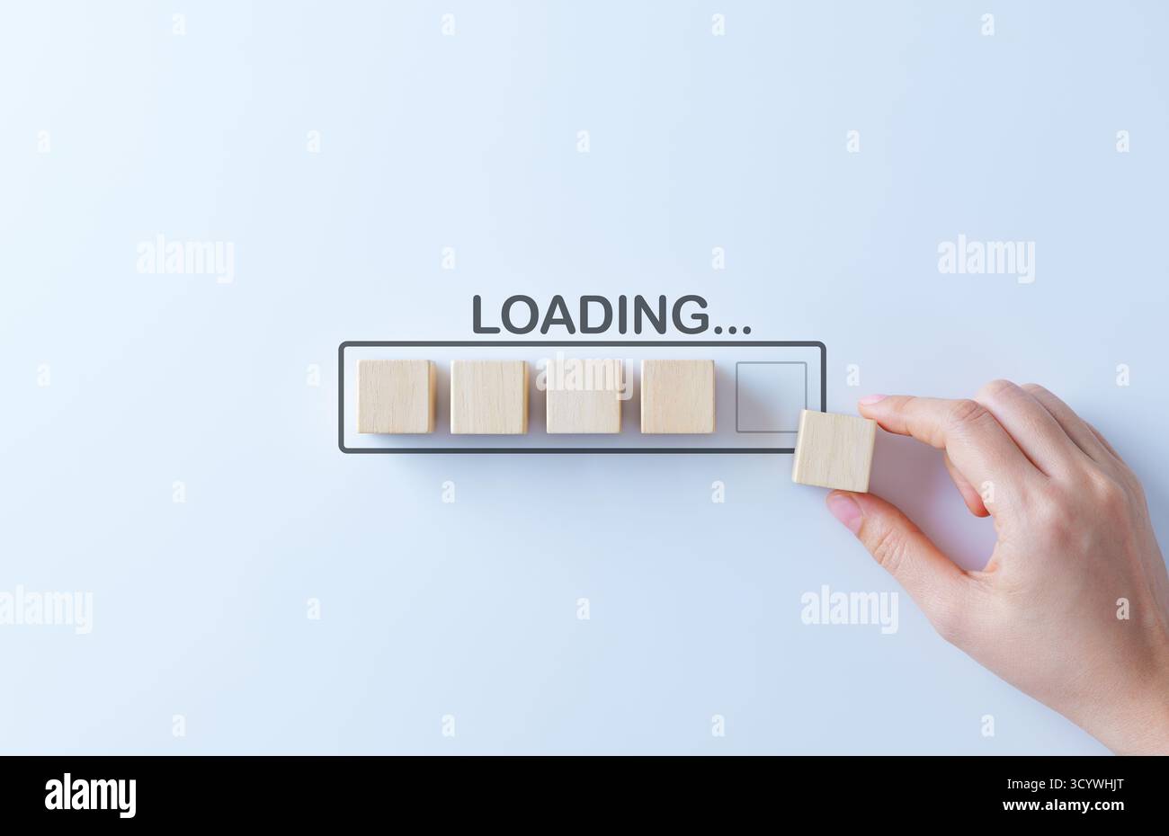 Loading bar completion concept hi-res stock photography and images - Alamy