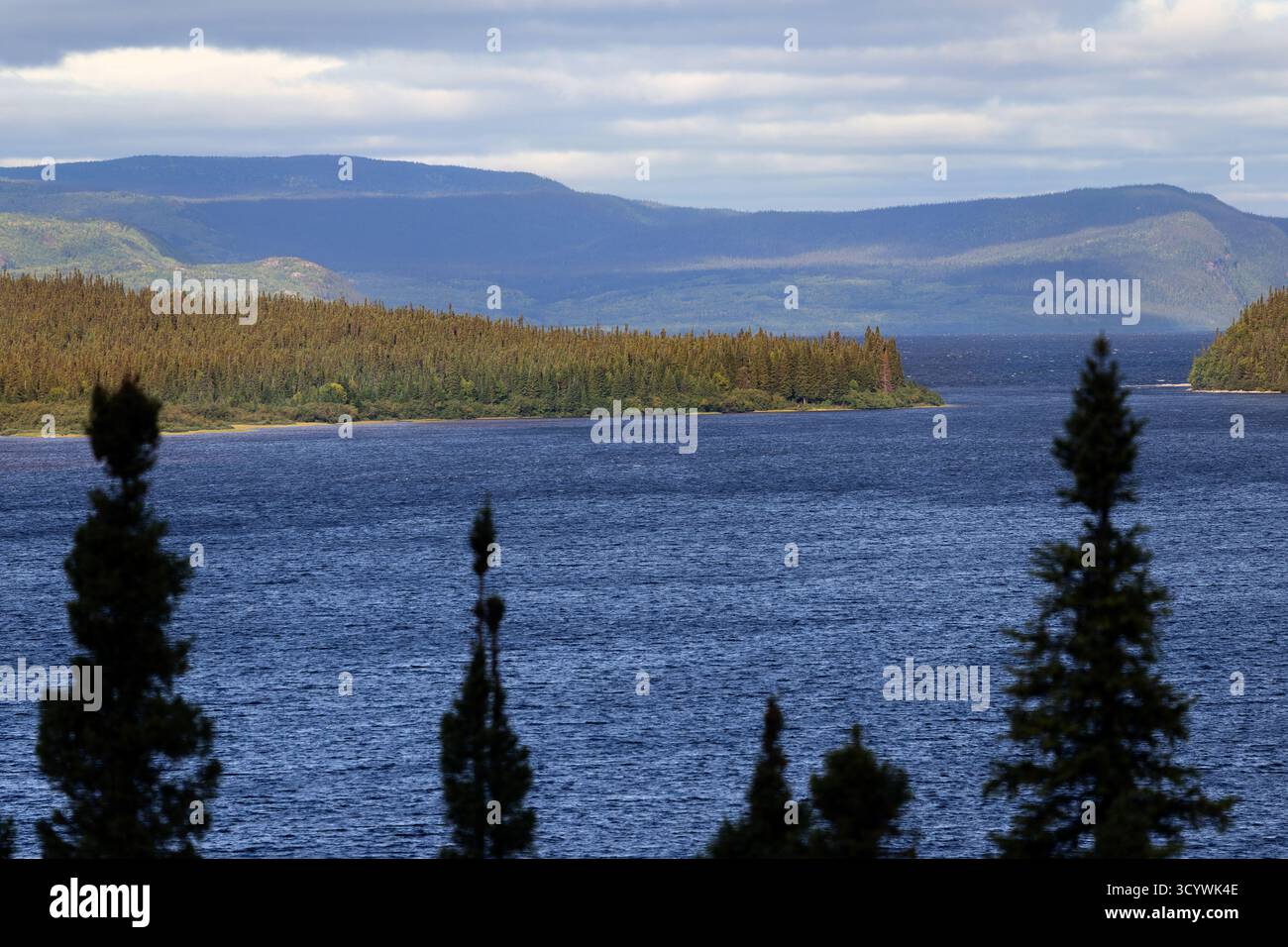 View of Rope Lake from North West River, Labrador Stock Photo - Alamy