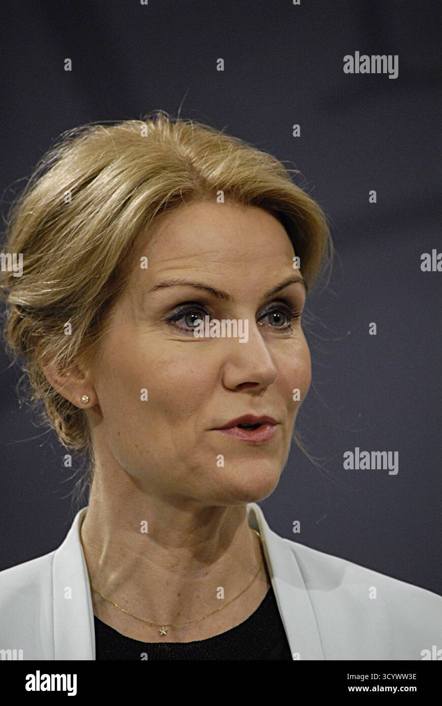 COPENHAGEN /DENMARK-Ms.Helle Thorning-Schmidt holds her monthly press conference at PM office ...