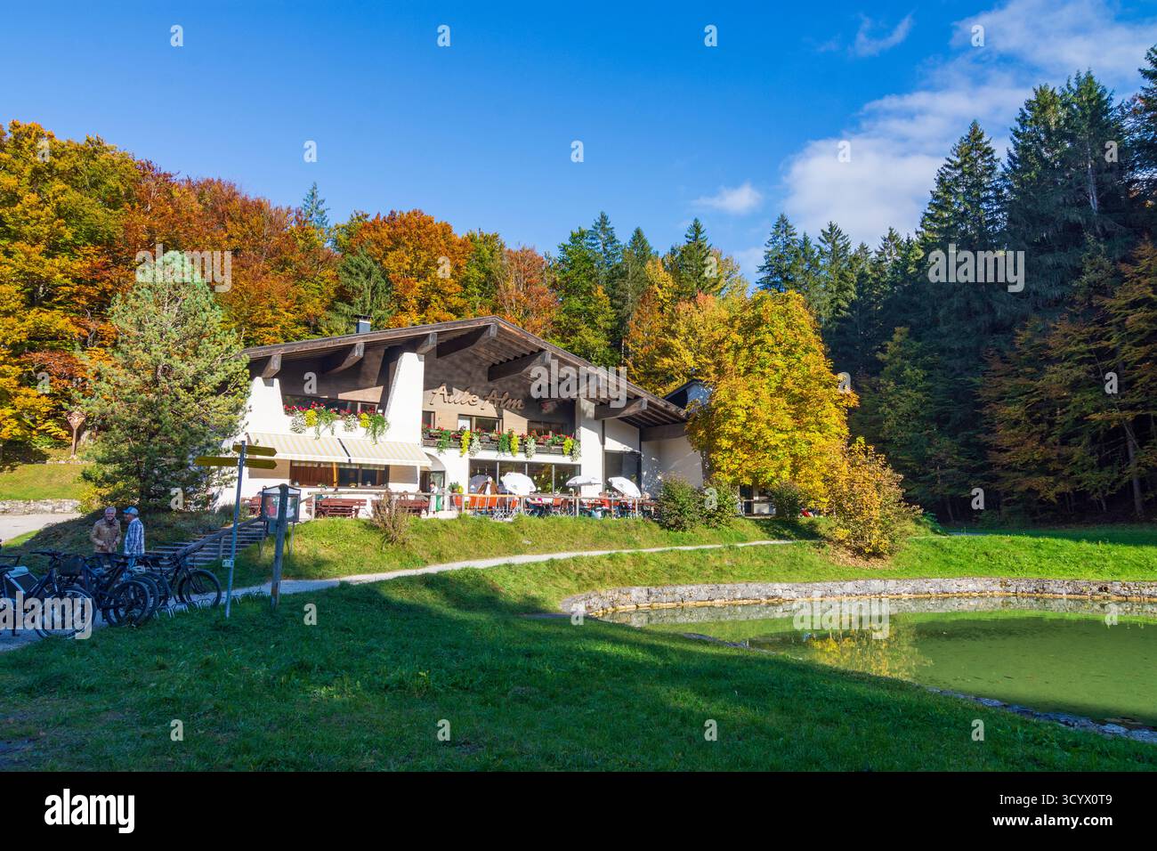 Garmisch-Partenkirchen: Aule Alm restaurant in Oberbayern, Upper ...