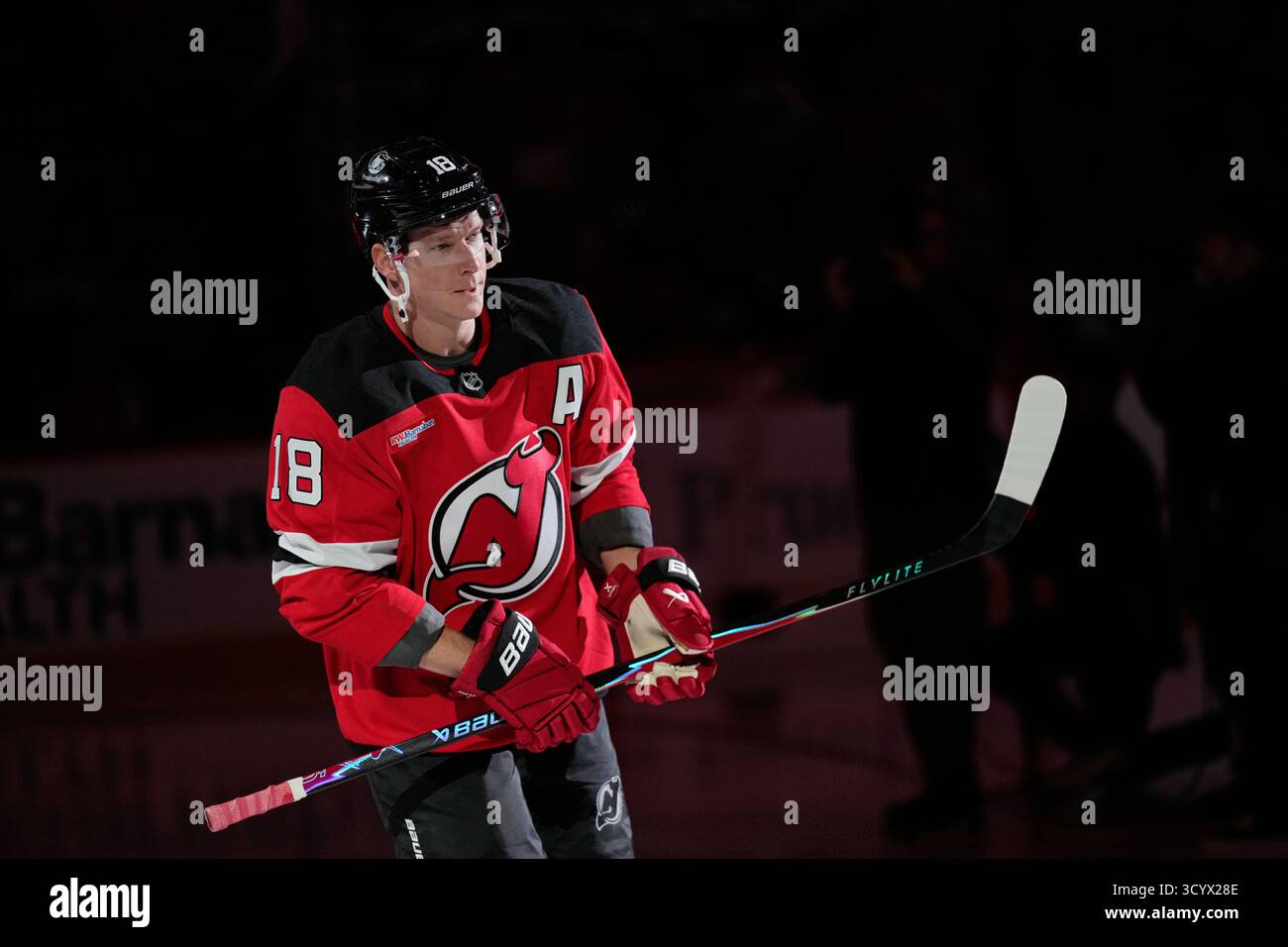 New Jersey Devils' Ondrej Palat is introduced before the start of an ...