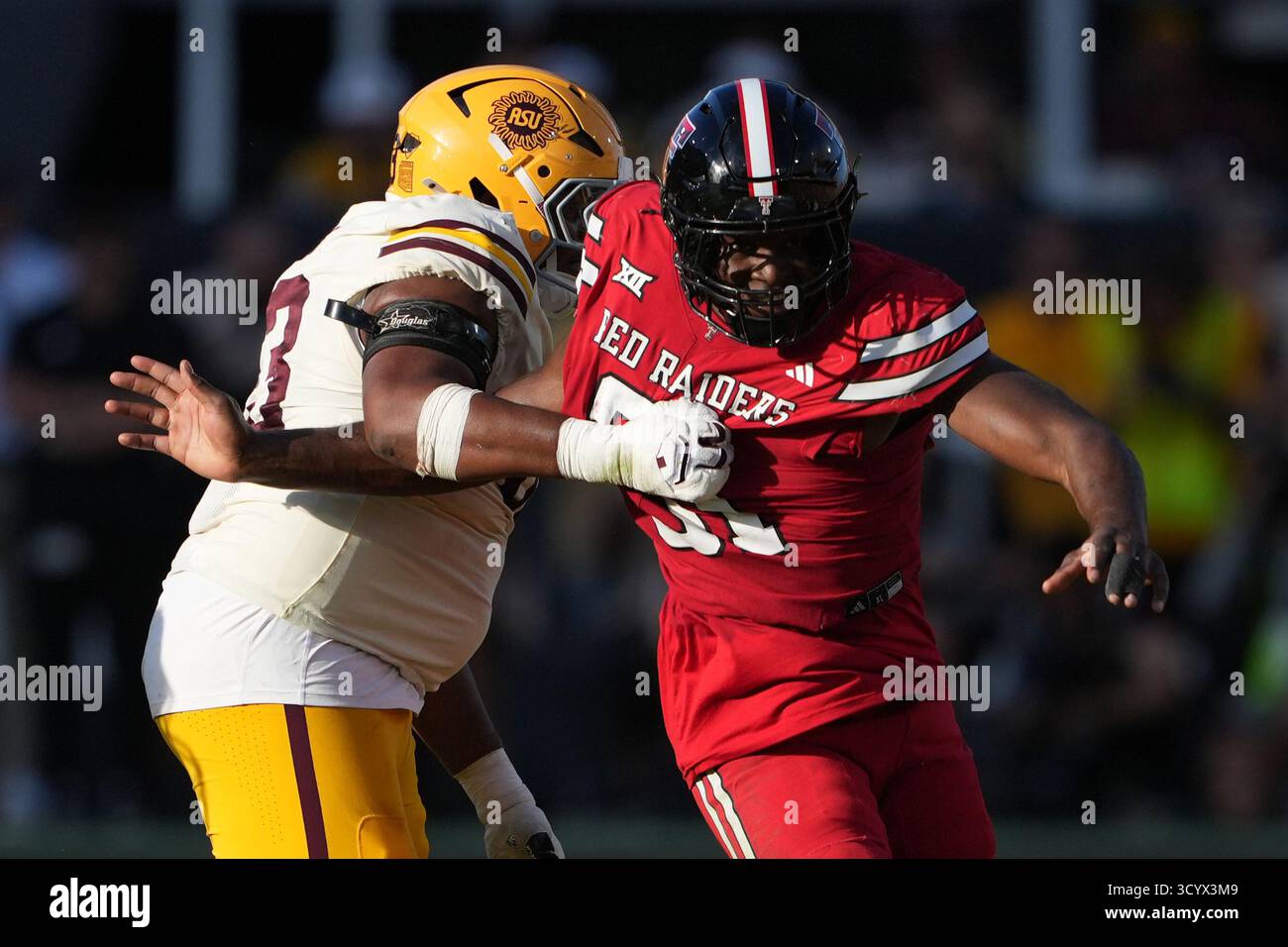 Texas Tech linebacker David Bailey (31) in the second half of an NCAA ...