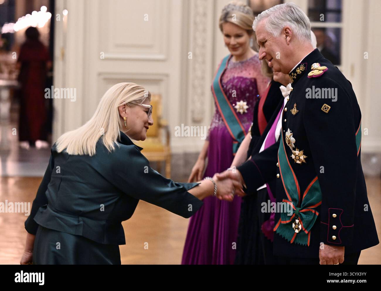 Singer Sandra Kim, King Philippe - Filip of Belgium, Queen Mathilde of ...
