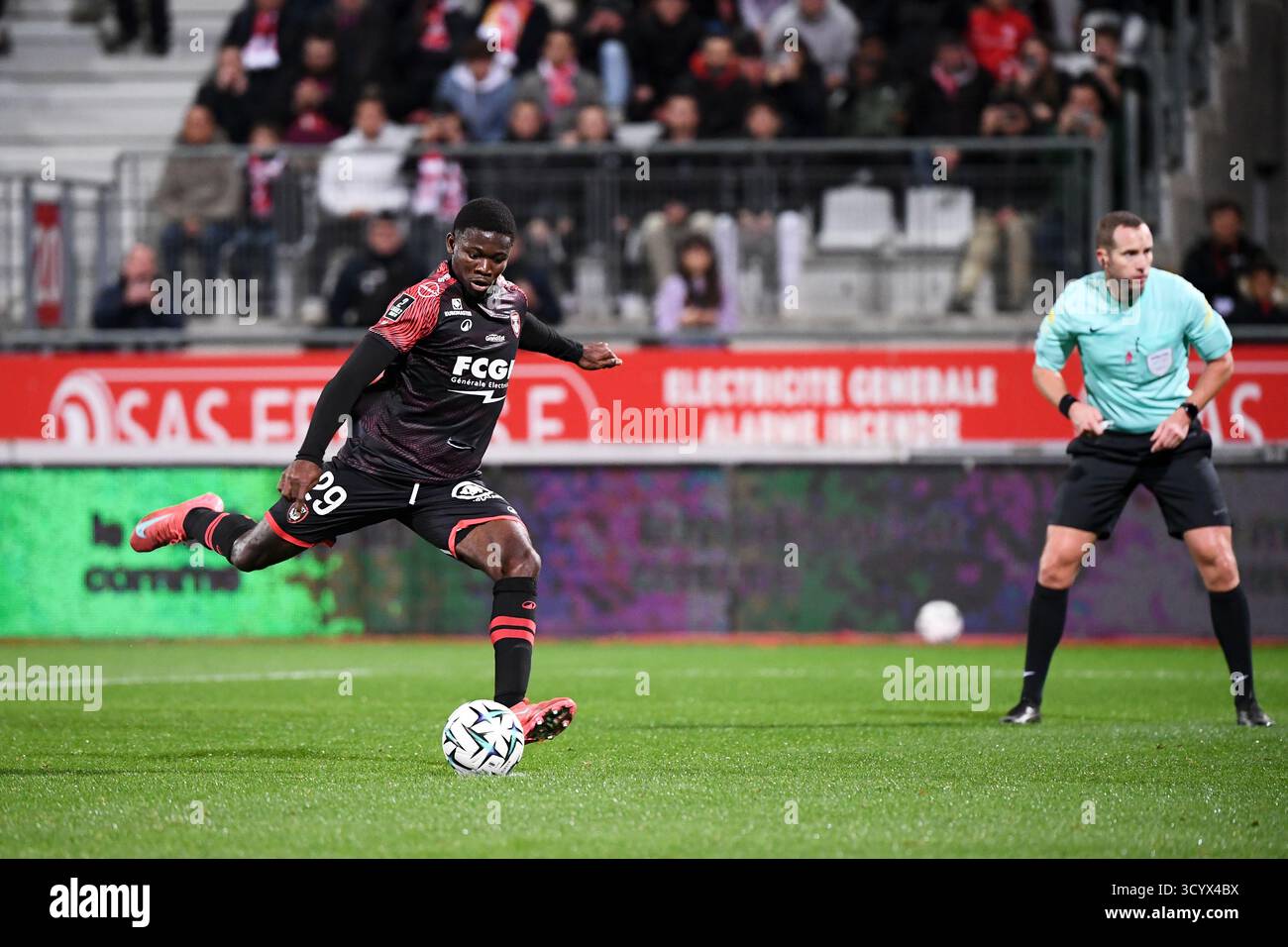 29 Patrick OUOTRO (asnl) during the Ligue 2 BKT match between Nancy and Amiens at Stade Marcel ...