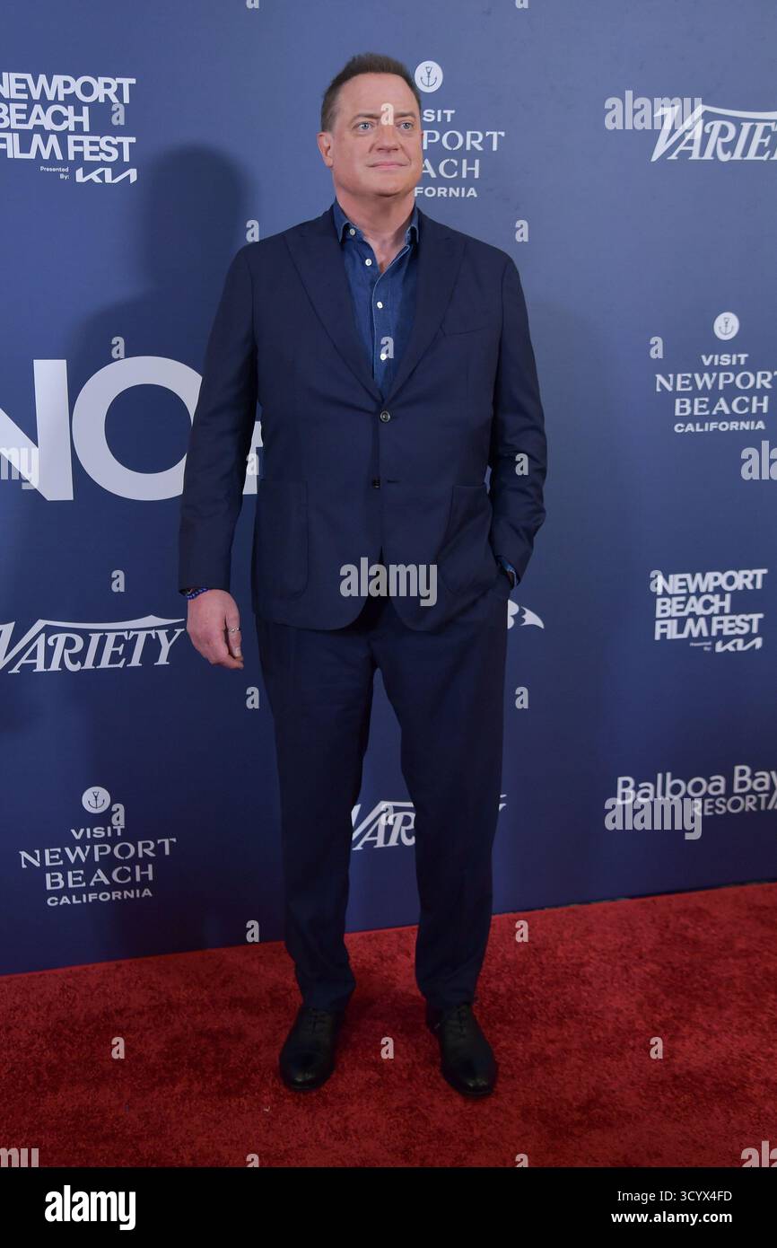 Brendan Fraser arrives at the 26th Annual Newport Beach Film Festival ...