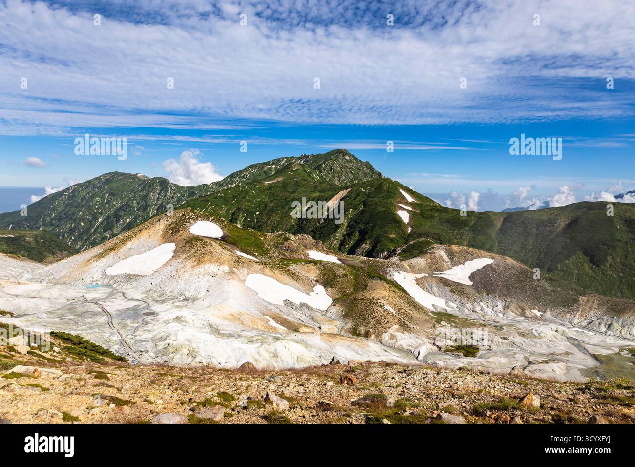 Tateyama Mountains(Mount Tate), Jigokudani(Hell Valley), Enmadai ...