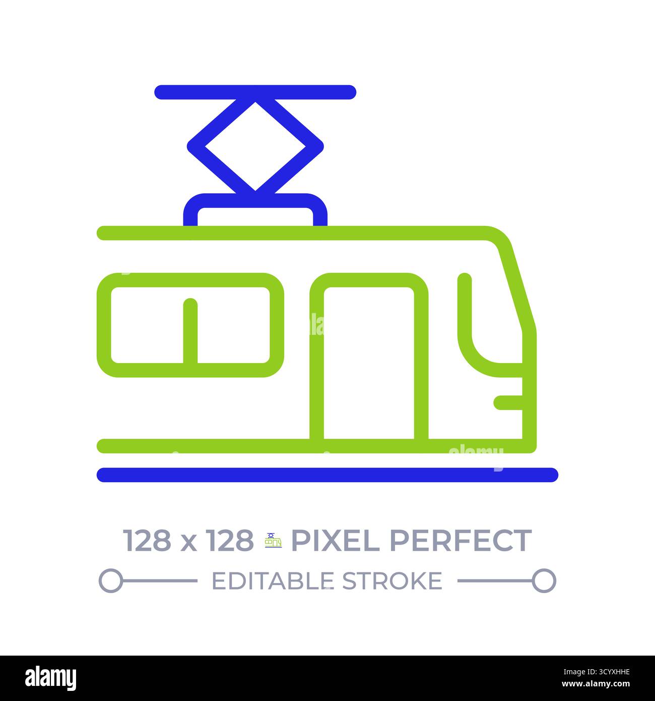 Tram line system Stock Vector Images - Alamy