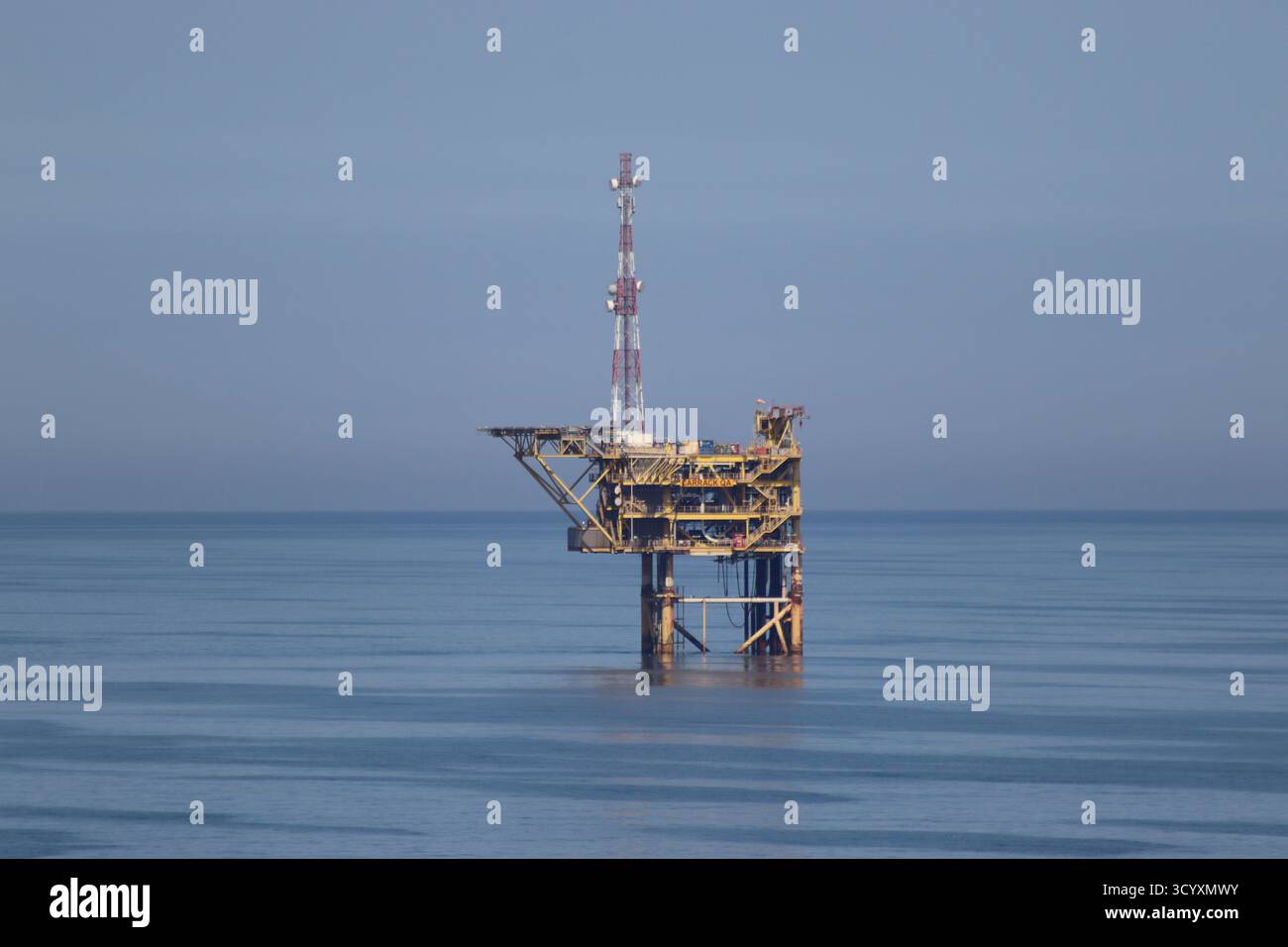 The North Sea gas platform CARRACK QA currently operational and sending ...