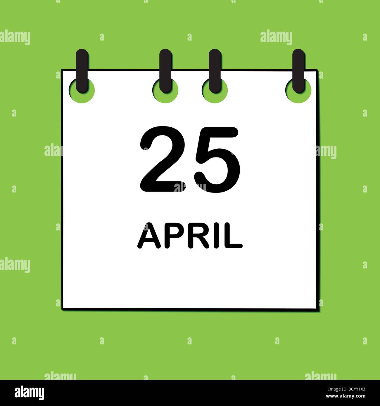 25 april 2024 Stock Vector Images - Alamy